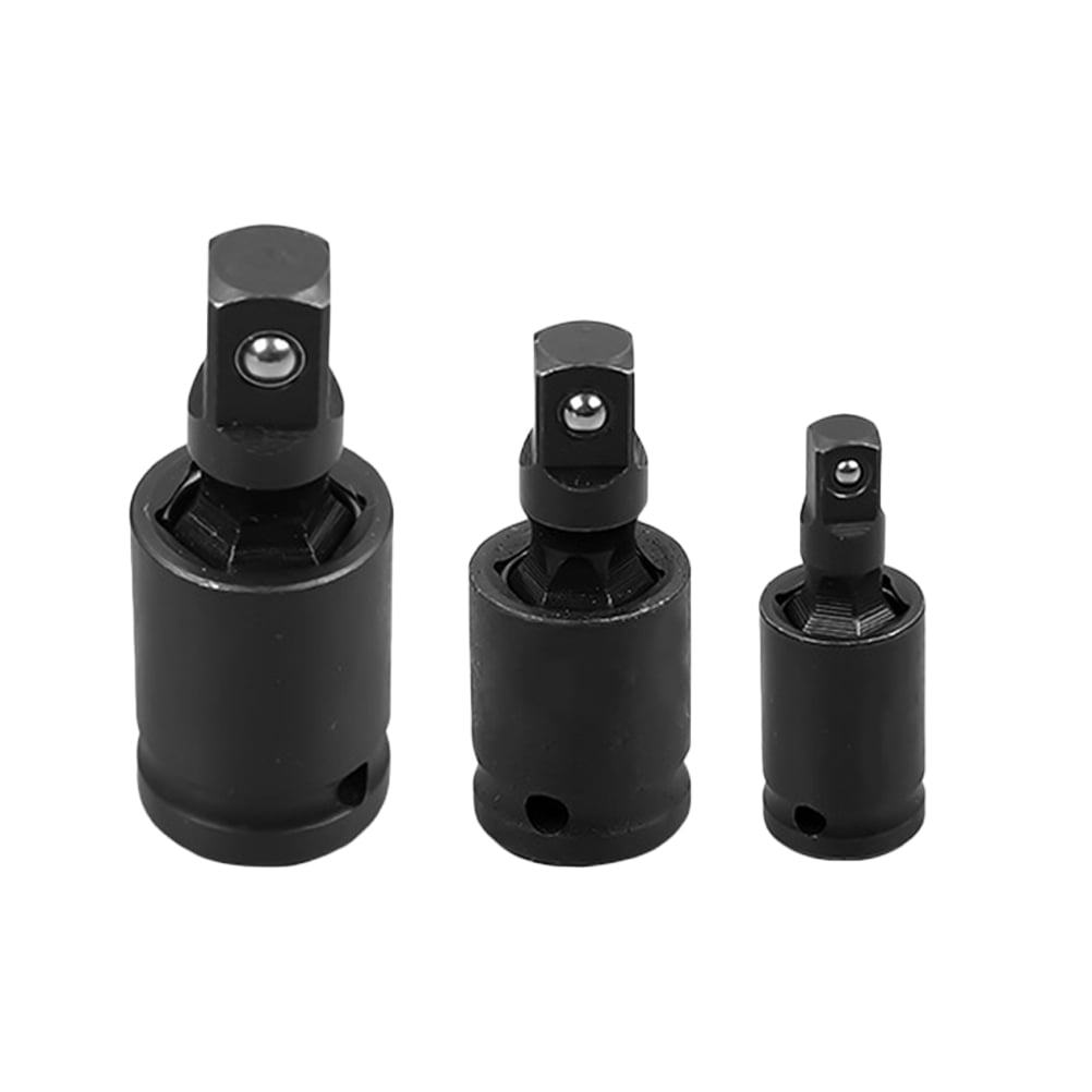 LOLIPPYY 3Pcs Hexagonal Impact Sockets Bolt Removal Heat Treated Steel ...