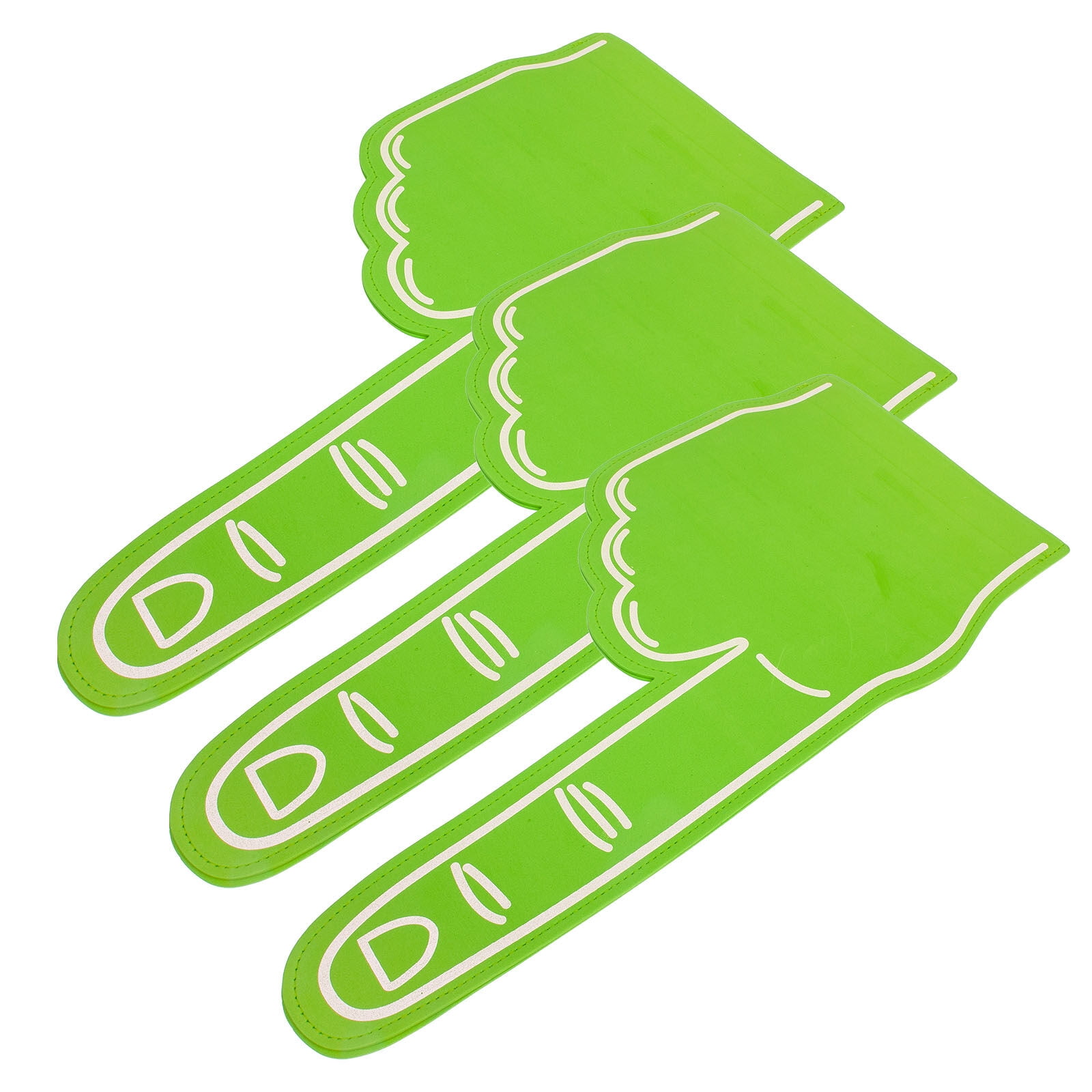 LOLIPPYY 3Pcs Light Green Foams Finger Sports Accessories Cheer Props ...