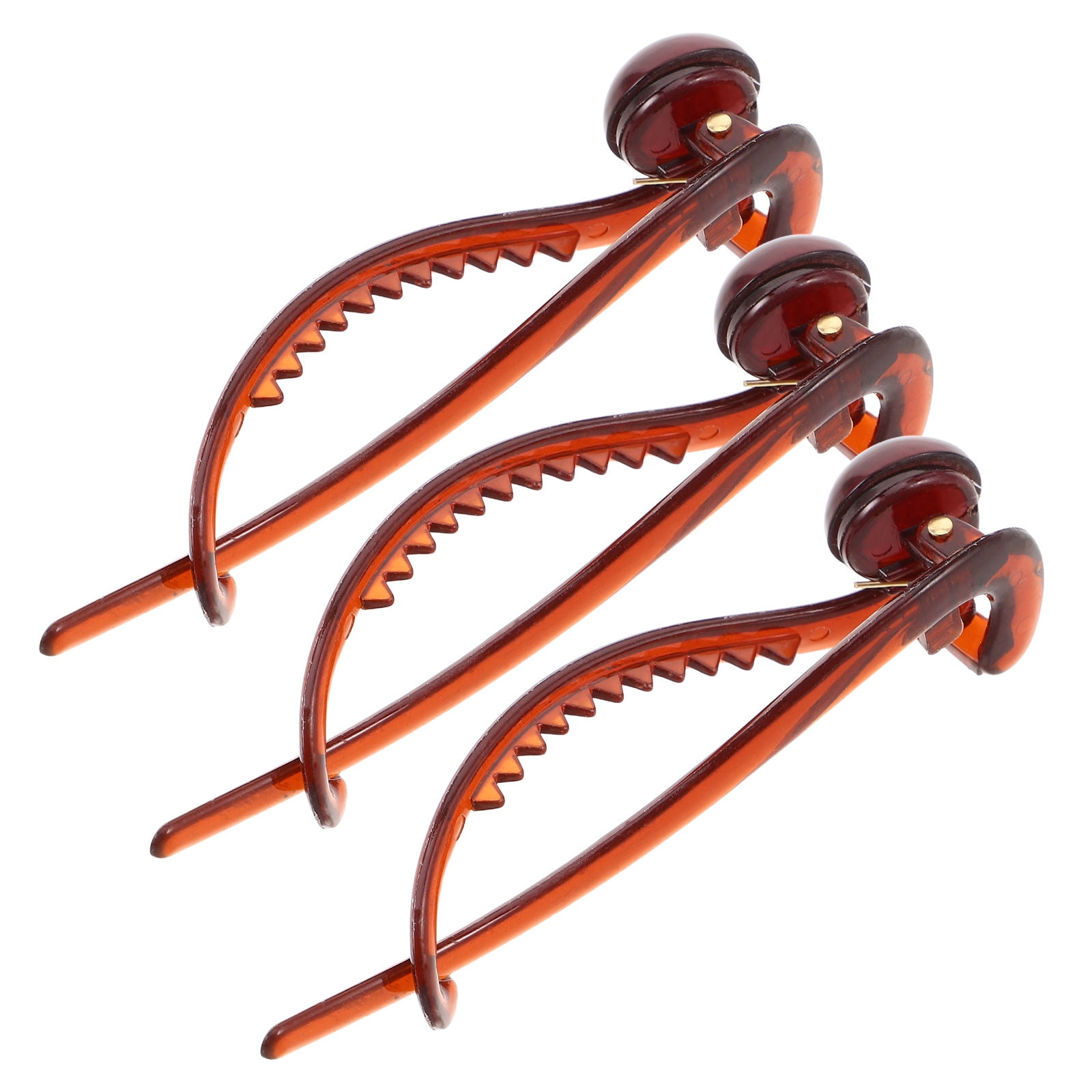 LOLIPPYY 3Pcs Vintage Style Light Brown Hair Barrettes with Twist Clip ...