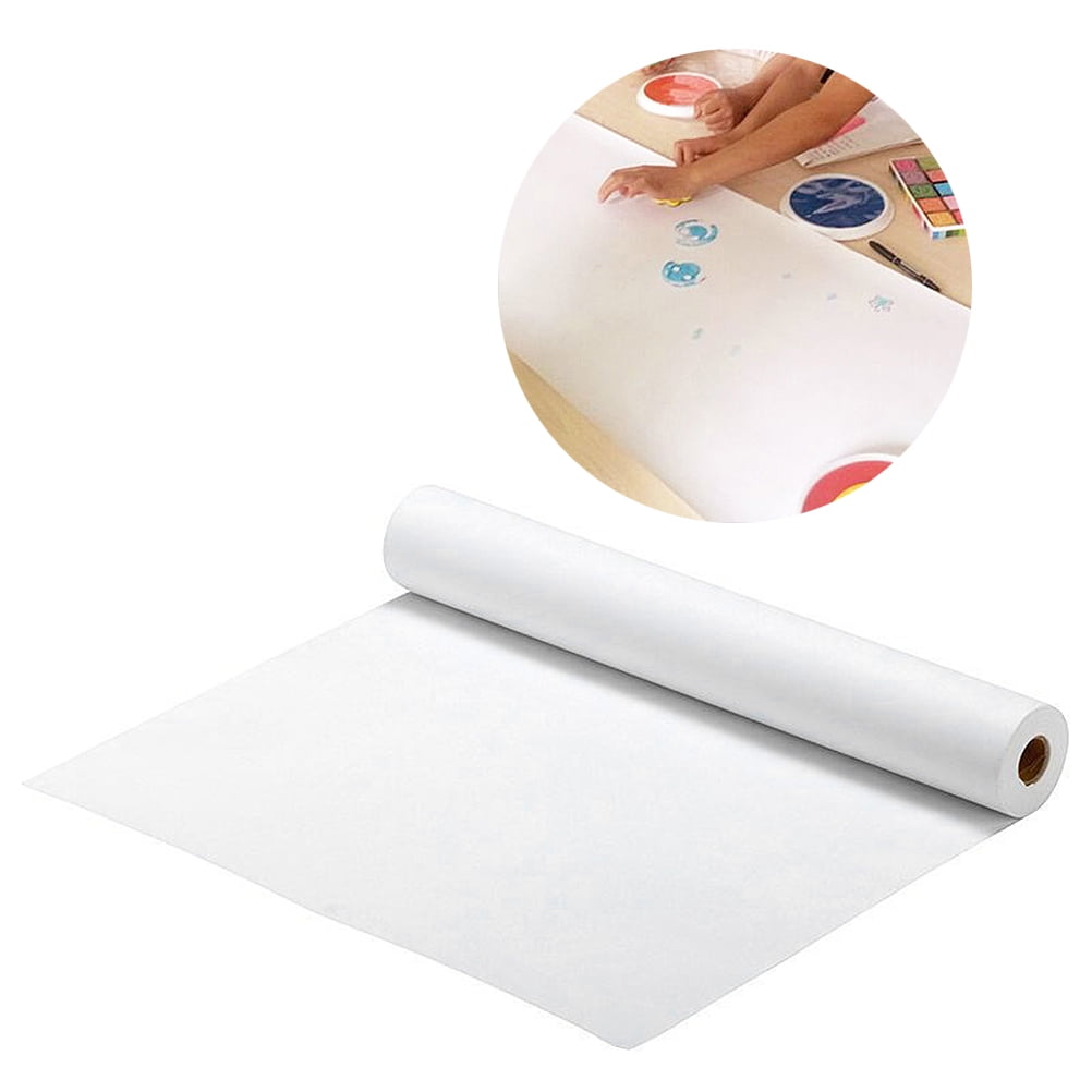 LOLIPPYY 3Pcs White Blank Sketch Paper Roll for Smooth Drawing Painting ...