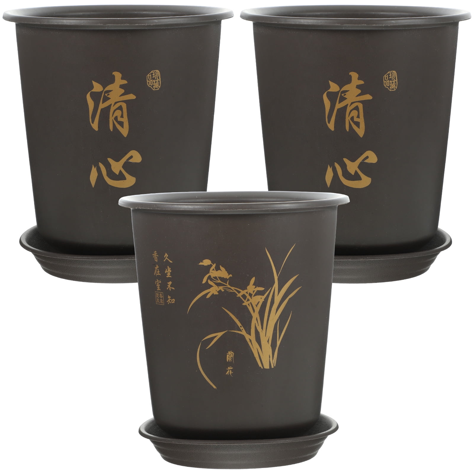 LOLIPPYY 3Sets Orchid Planter Pot Plastic Plastic Flower Pots for ...