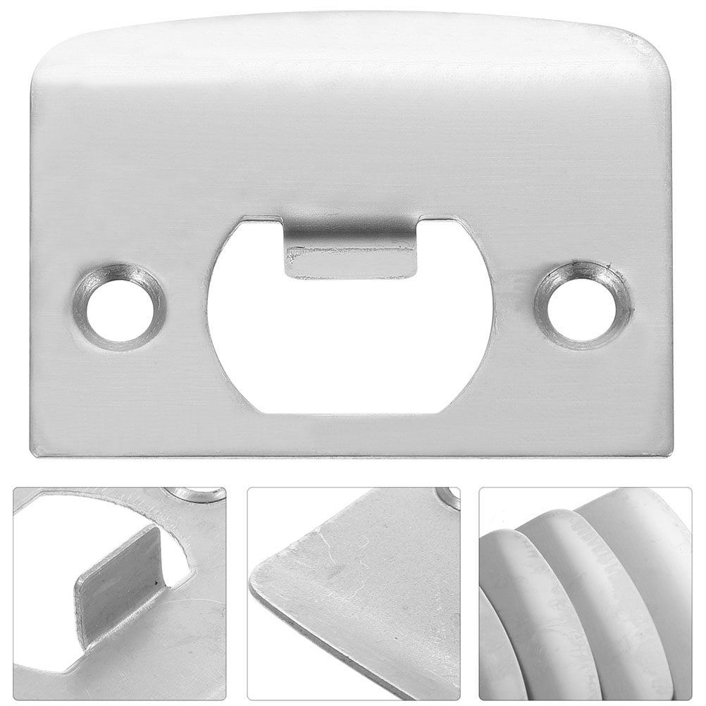 LOLIPPYY 4-Pack Stainless Steel Security Strike Plates in Assorted ...