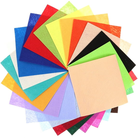 LOLIPPYY 40-Pack Colorful Patchwork Fabric Sheets for Quilting, Sewing ...
