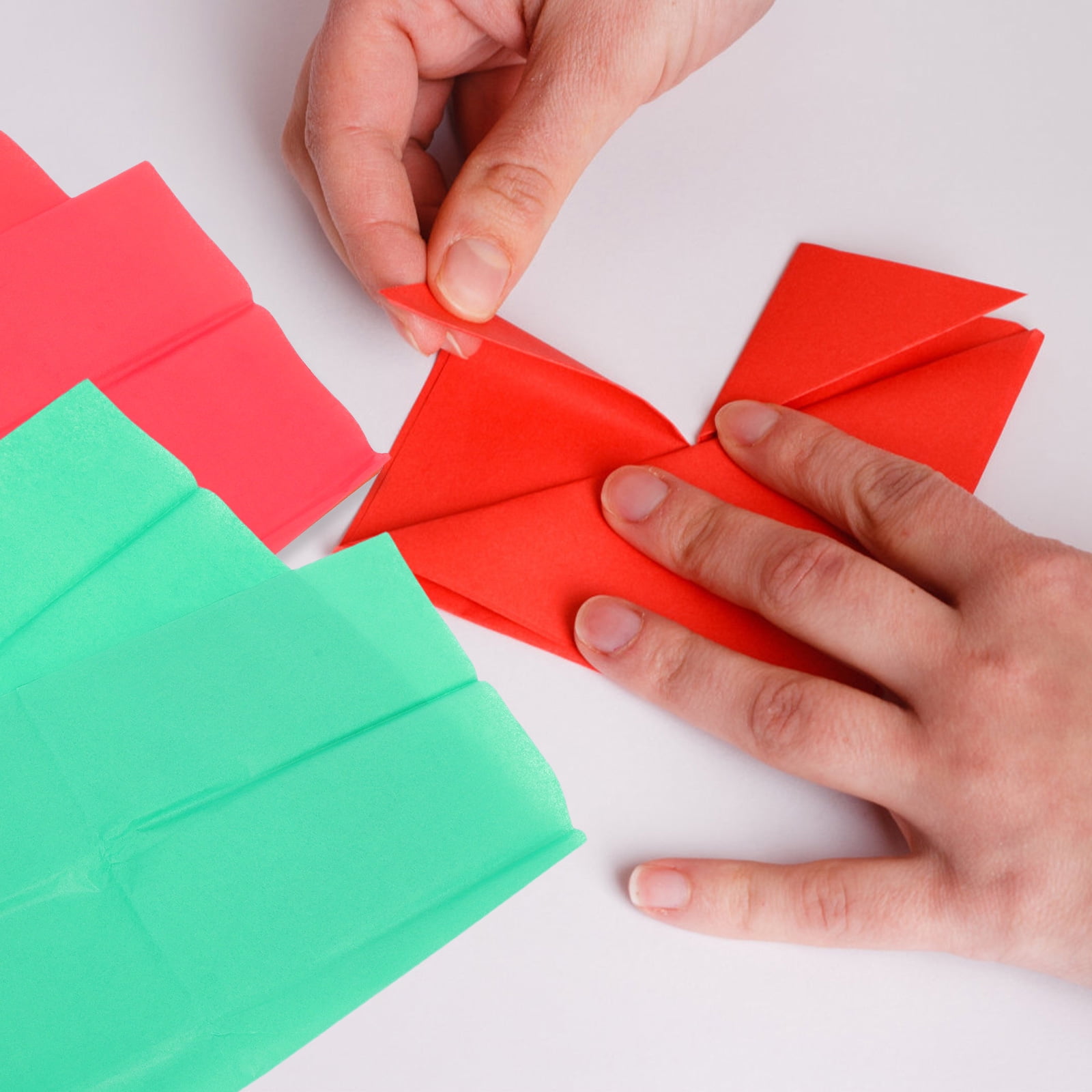 LOLIPPYY 40Pcs Easy to Fold Tissue Paper Sheets Assorted Colors for ...