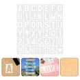 LOLIPPYY 42Pcs Letter Stencils For Painting Small Letter Stencils In ...