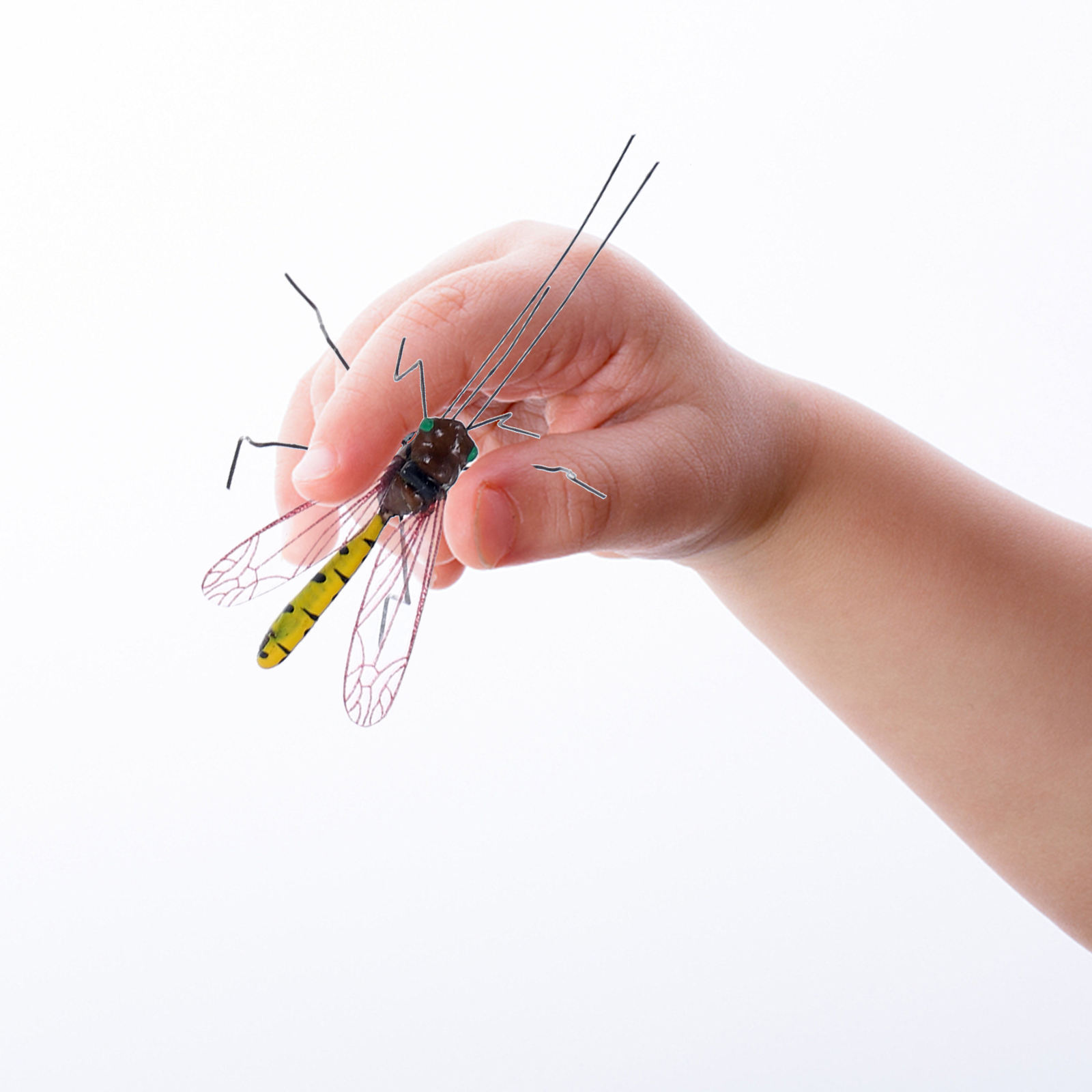 LOLIPPYY 4Pcs Assorted Color Simulated Insect Models Durable Fake Bugs ...
