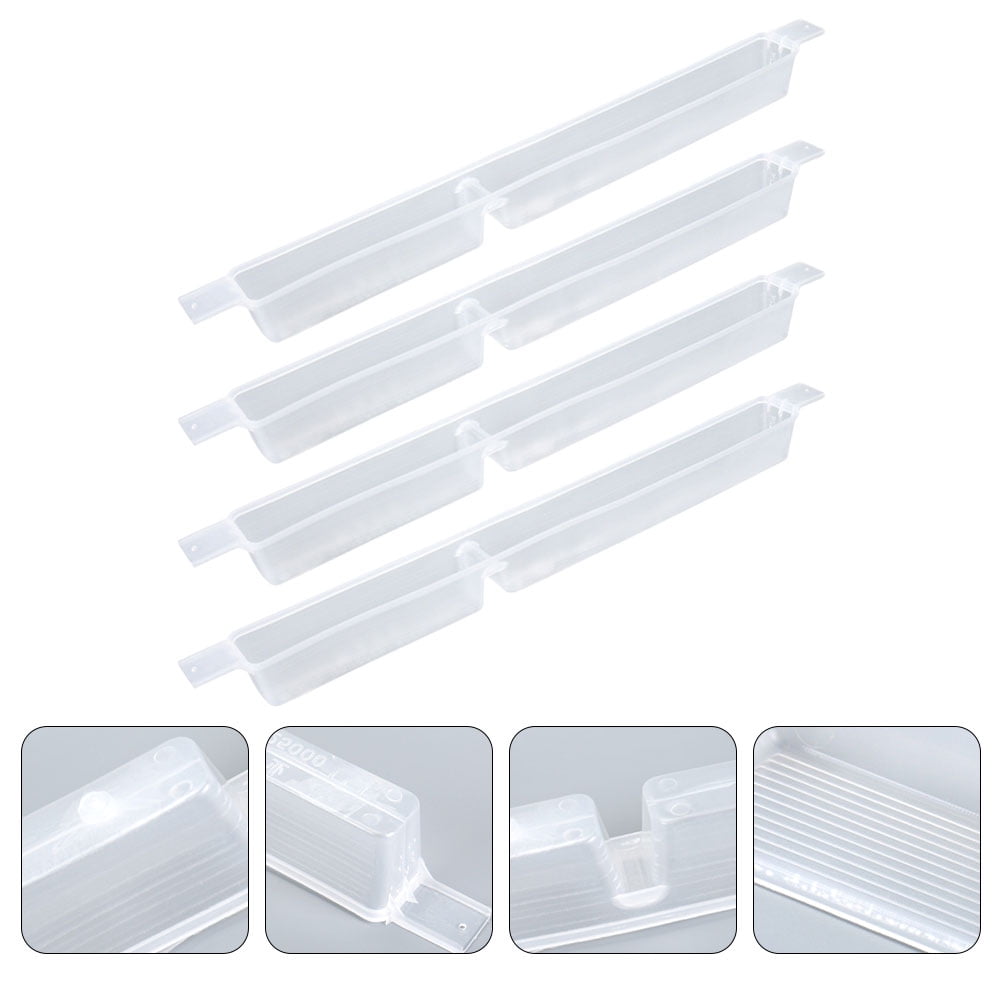 LOLIPPYY 4Pcs Bee Water Dispenser White Beehive Drink Feeder Health ...