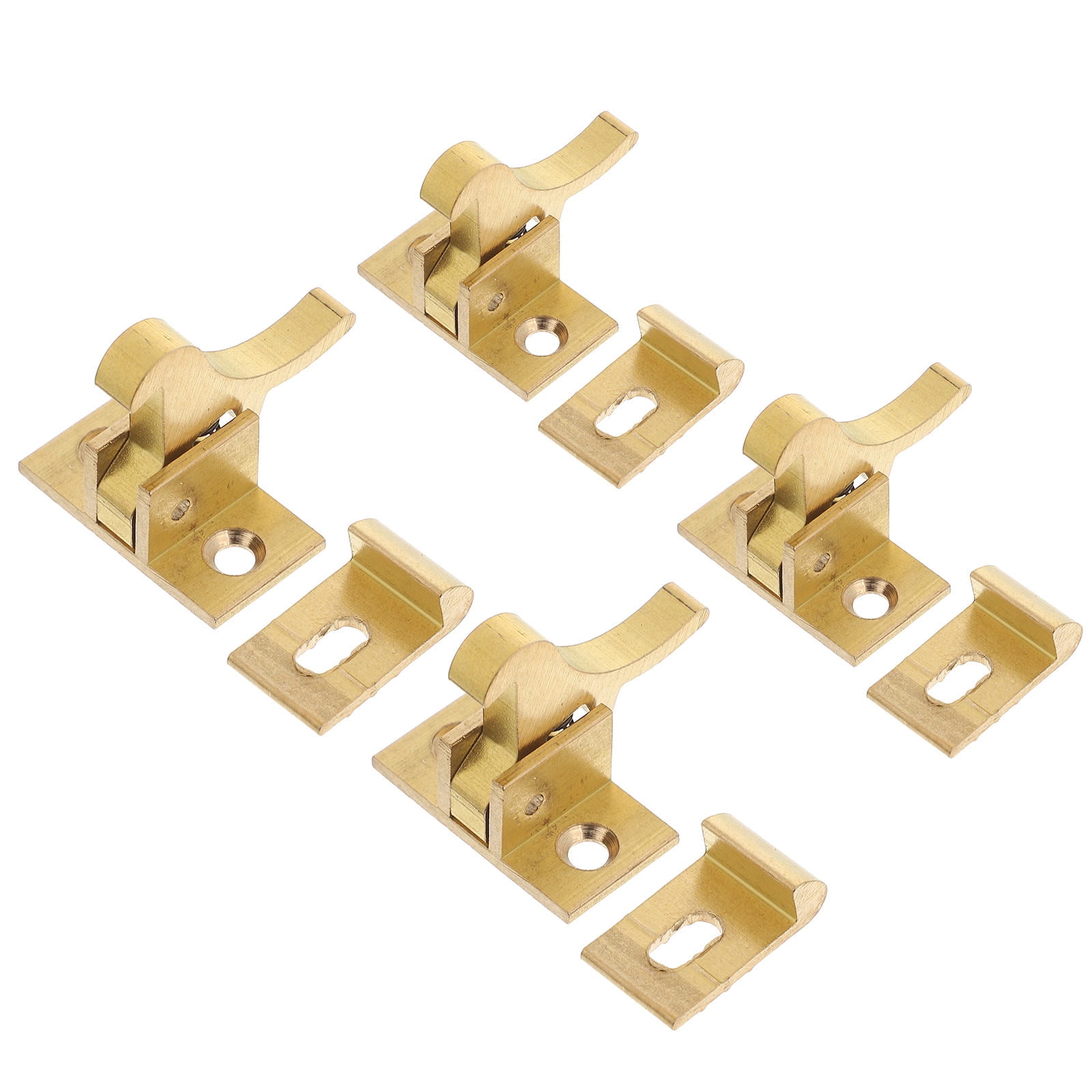 LOLIPPYY 4-Pack Brass Bird Shaped Spring Bolt Window Locks, Anti-Theft ...