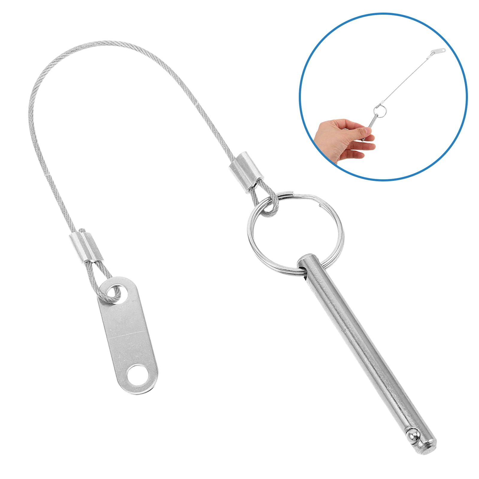 LOLIPPYY 4Pcs Carbon Steel Quick Release Ball Bearing Pins with Spring ...
