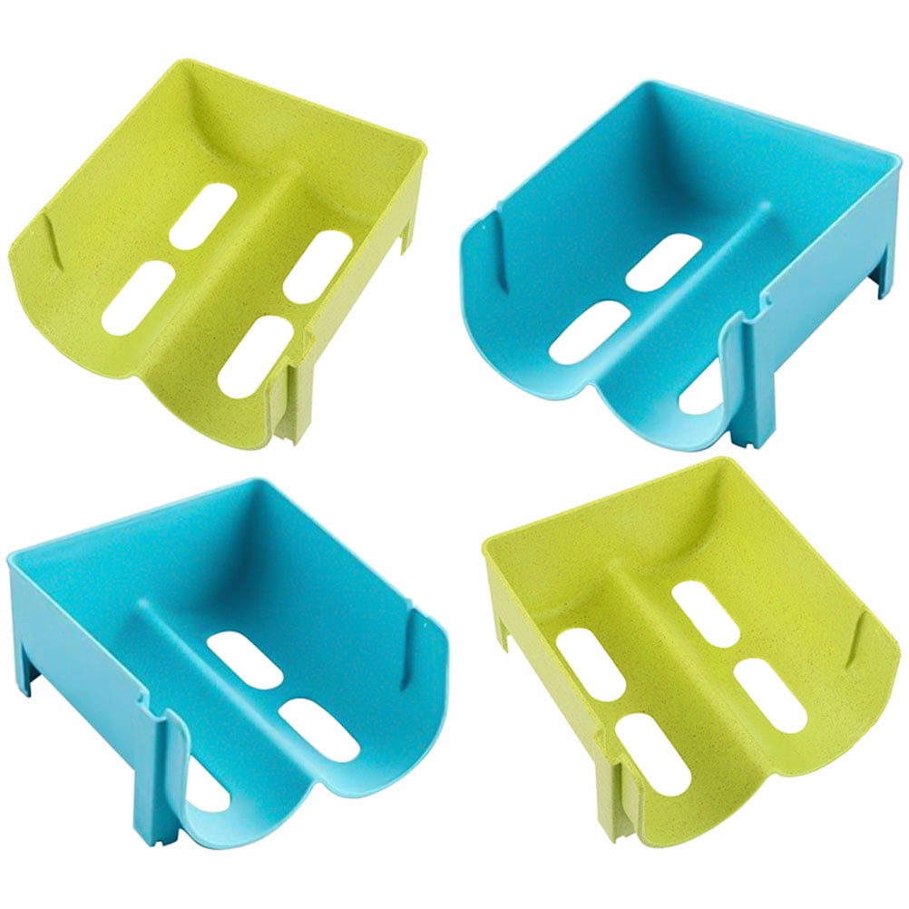LOLIPPYY Set of 4 Stackable Fridge Bottle Holders Made from PP Material ...