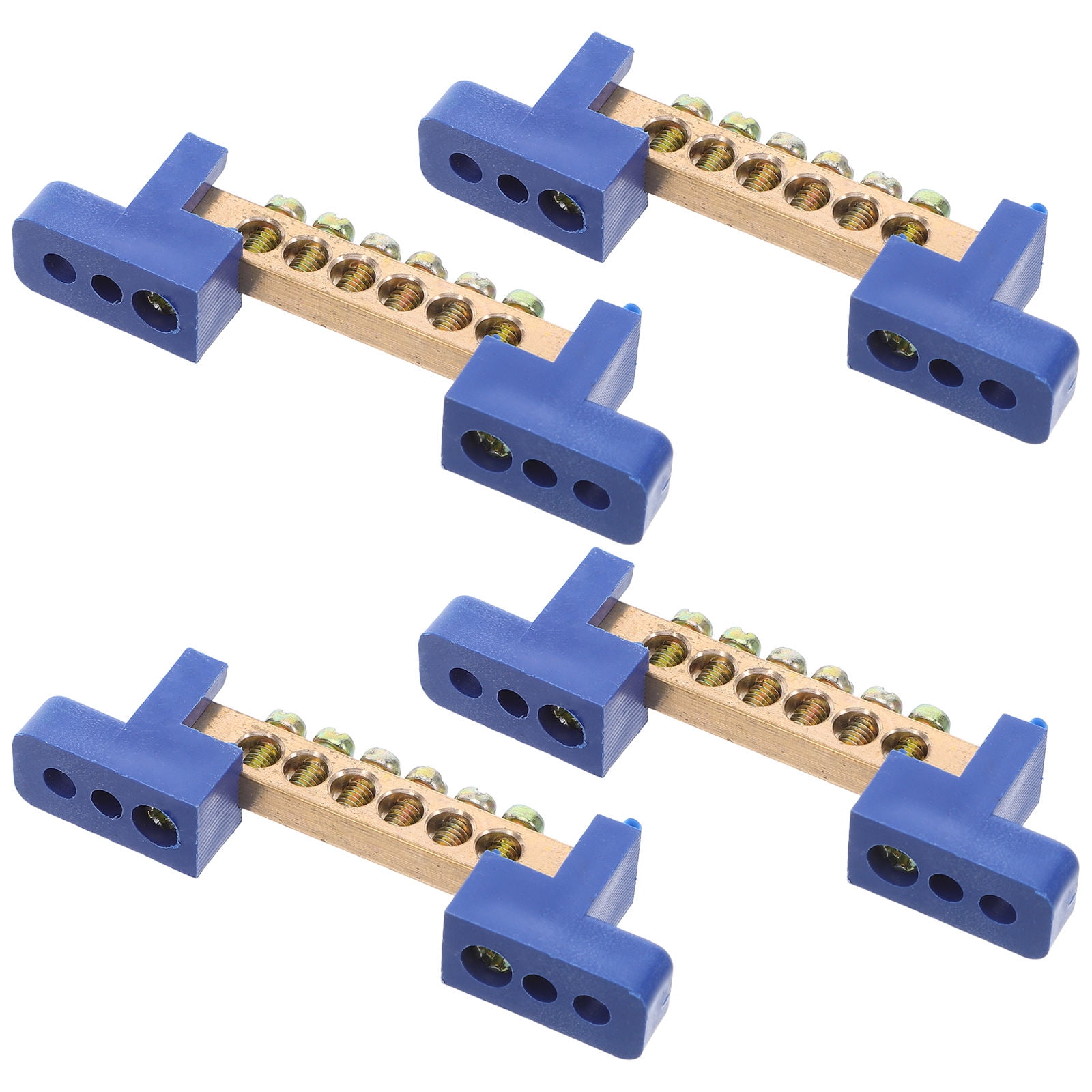 LOLIPPYY 4Pcs Heavy Duty Copper Ground Terminal Strip with Heat ...