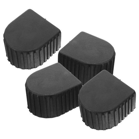 LOLIPPYY 4-Pack Black Plastic Ladder End Caps Accessories for Ladder ...