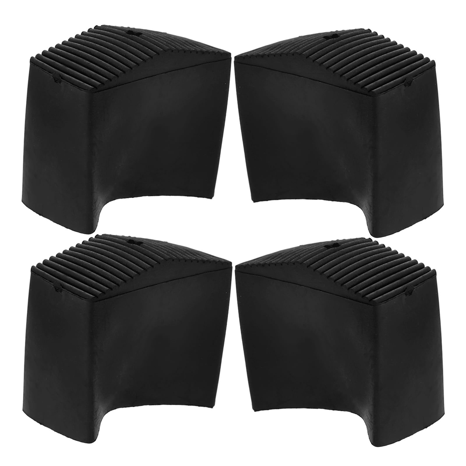 LOLIPPYY 4Pcs Ladder Foot Cushions Rubber Black Anti-slip Pads for ...