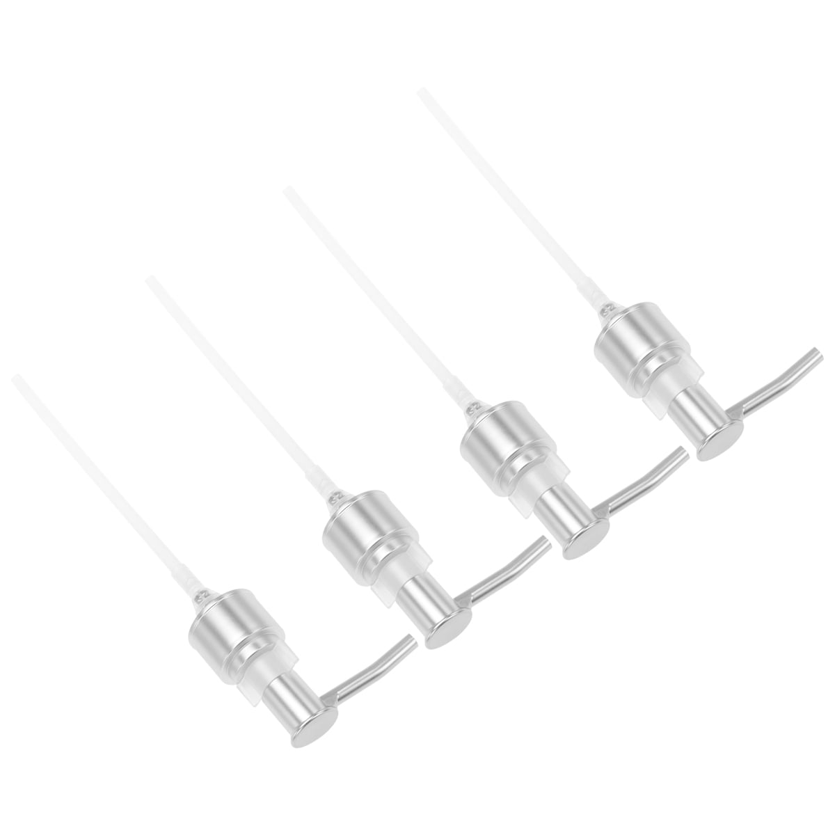 LOLIPPYY 4Pcs Lotion Dispenser Pumps for Emulsion Bottle Silver ...