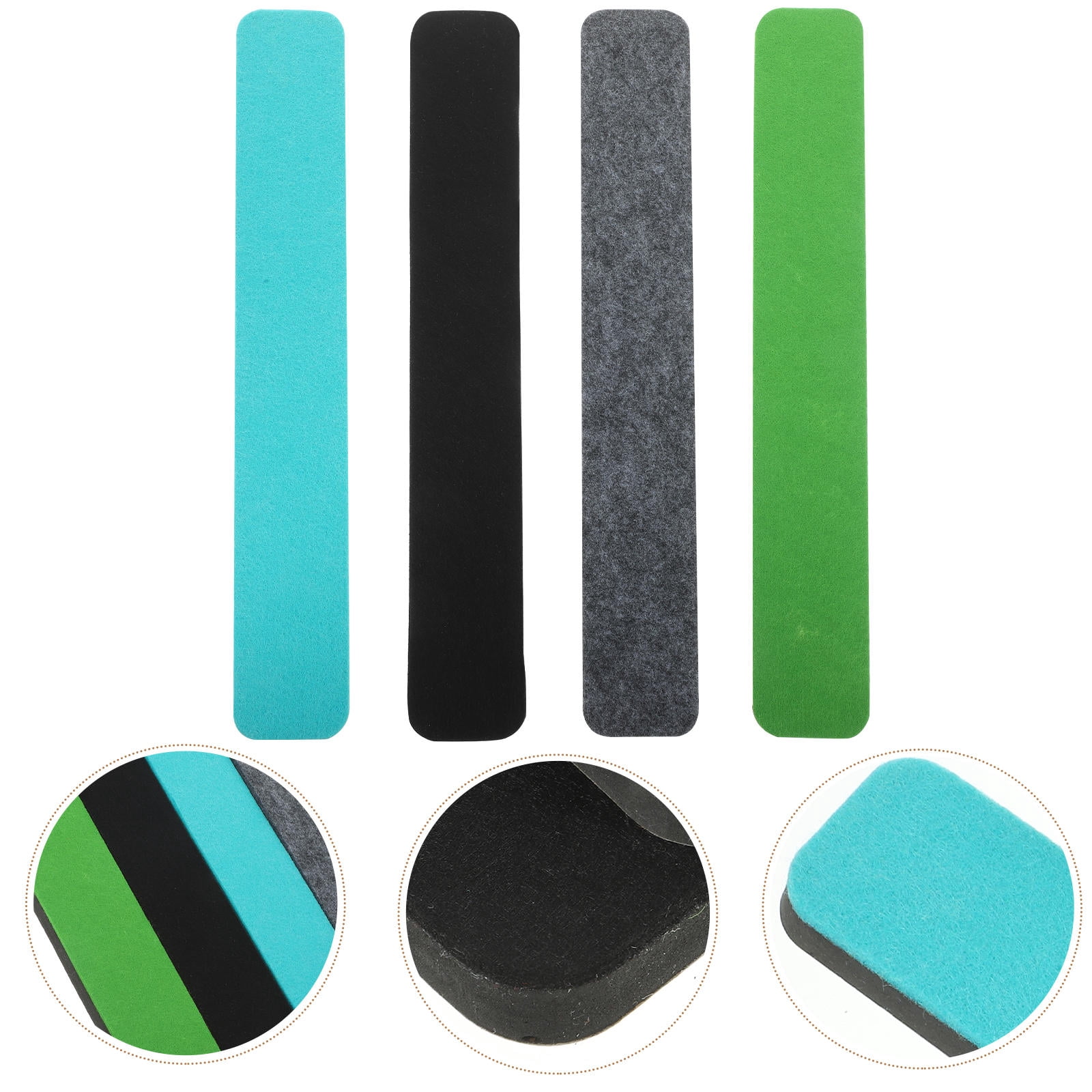 LOLIPPYY 4Pcs Notice Board Self Adhesive Felt Material Assorted Color ...