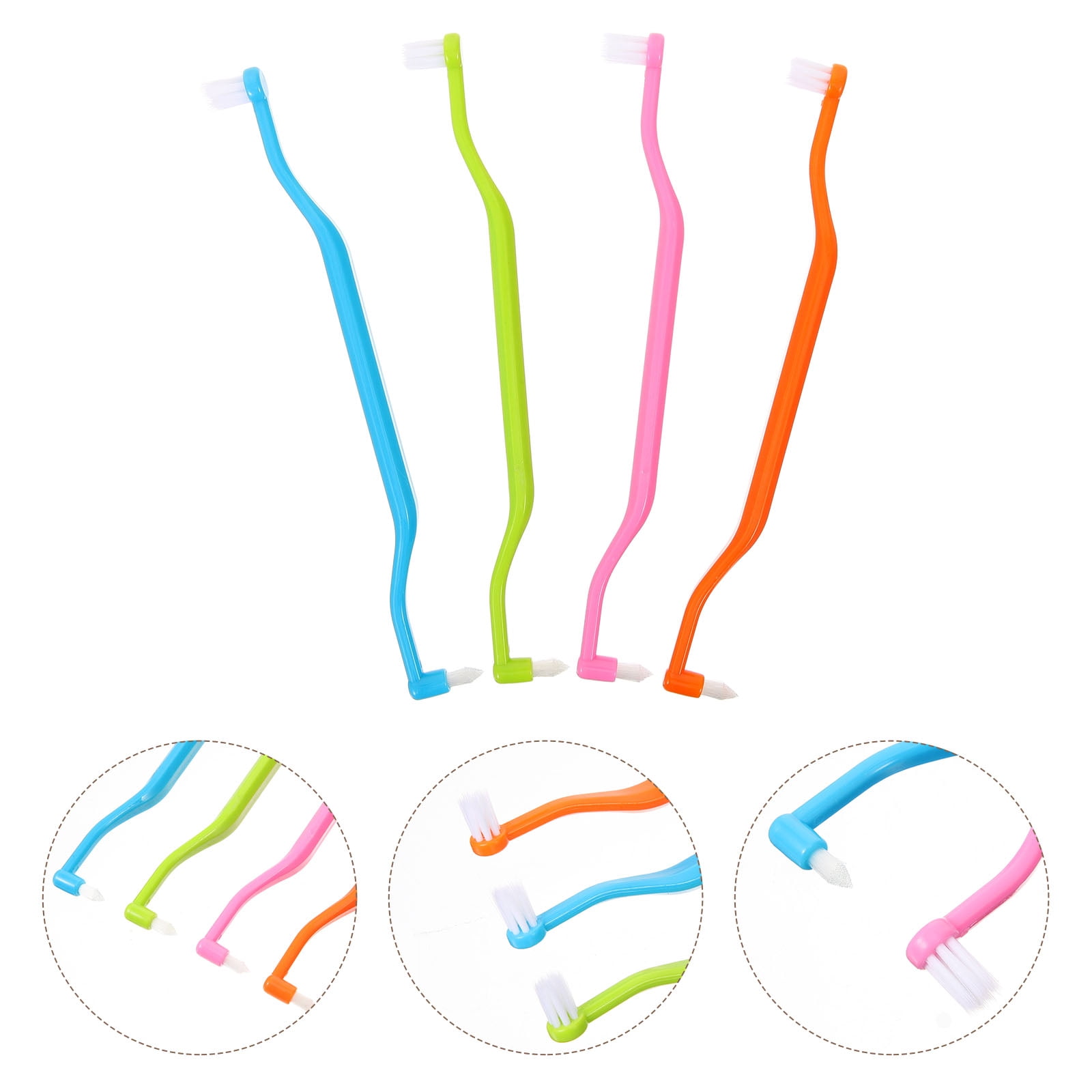 LOLIPPYY Push Pull Interdental Brushes for Oral Cleaning, 4 Pieces Care ...