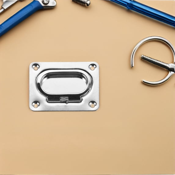 LOLIPPYY 4Pcs Recessed Stainless Steel Marine Handle Flush Pull for ...