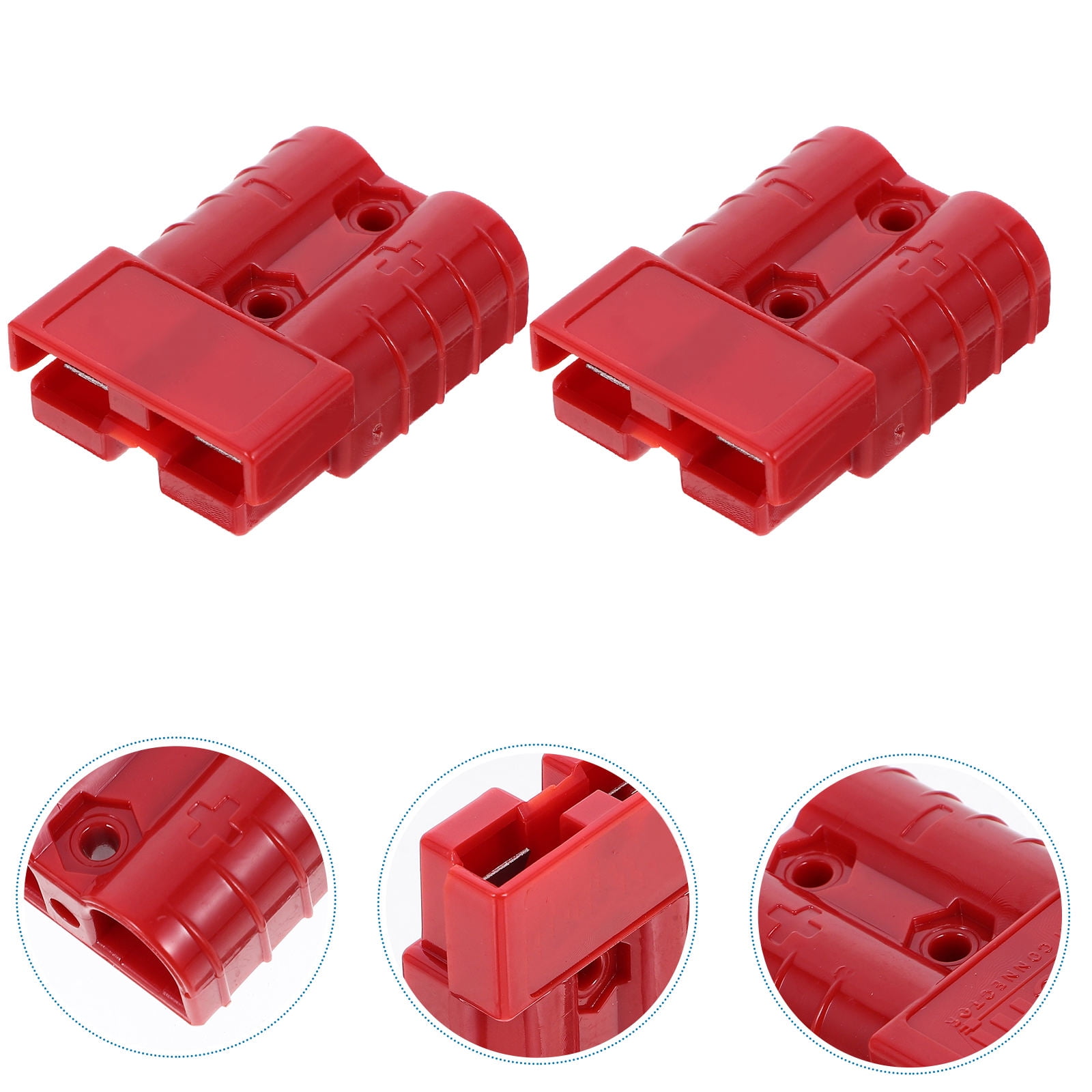LOLIPPYY 4-Pack Red 600V High Current Battery Power Connectors with ...