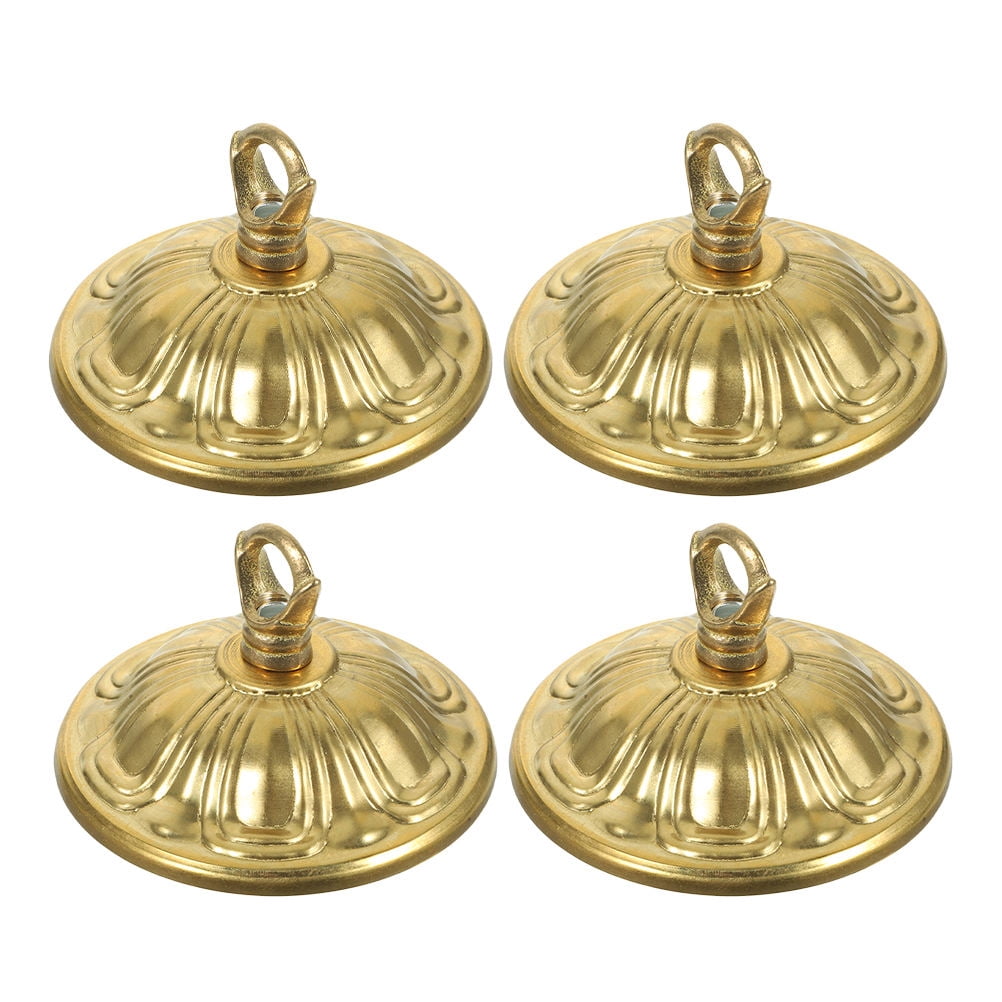 LOLIPPYY 4Pcs Vintage Copper Ceiling Light Canopy for Corridors and ...
