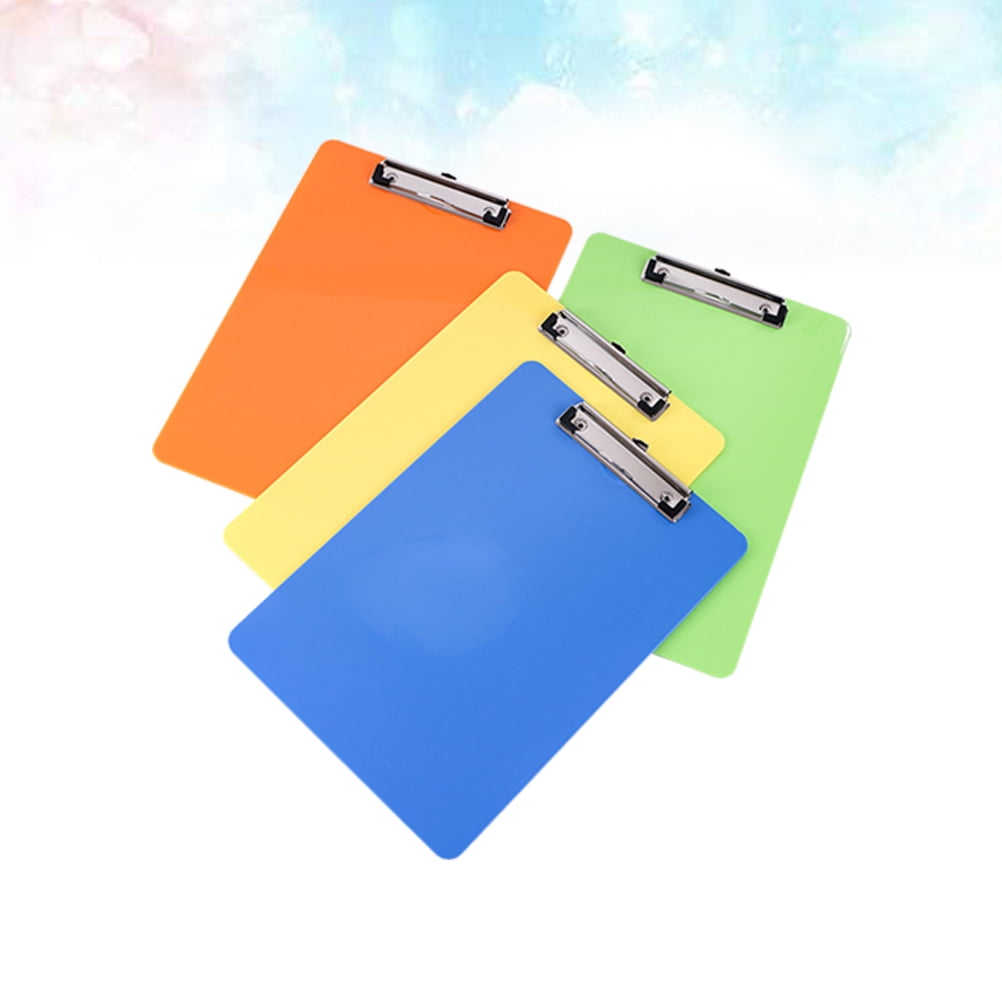 LOLIPPYY 4Set Colored Clipboards for School Use with Paper Clipboard ...