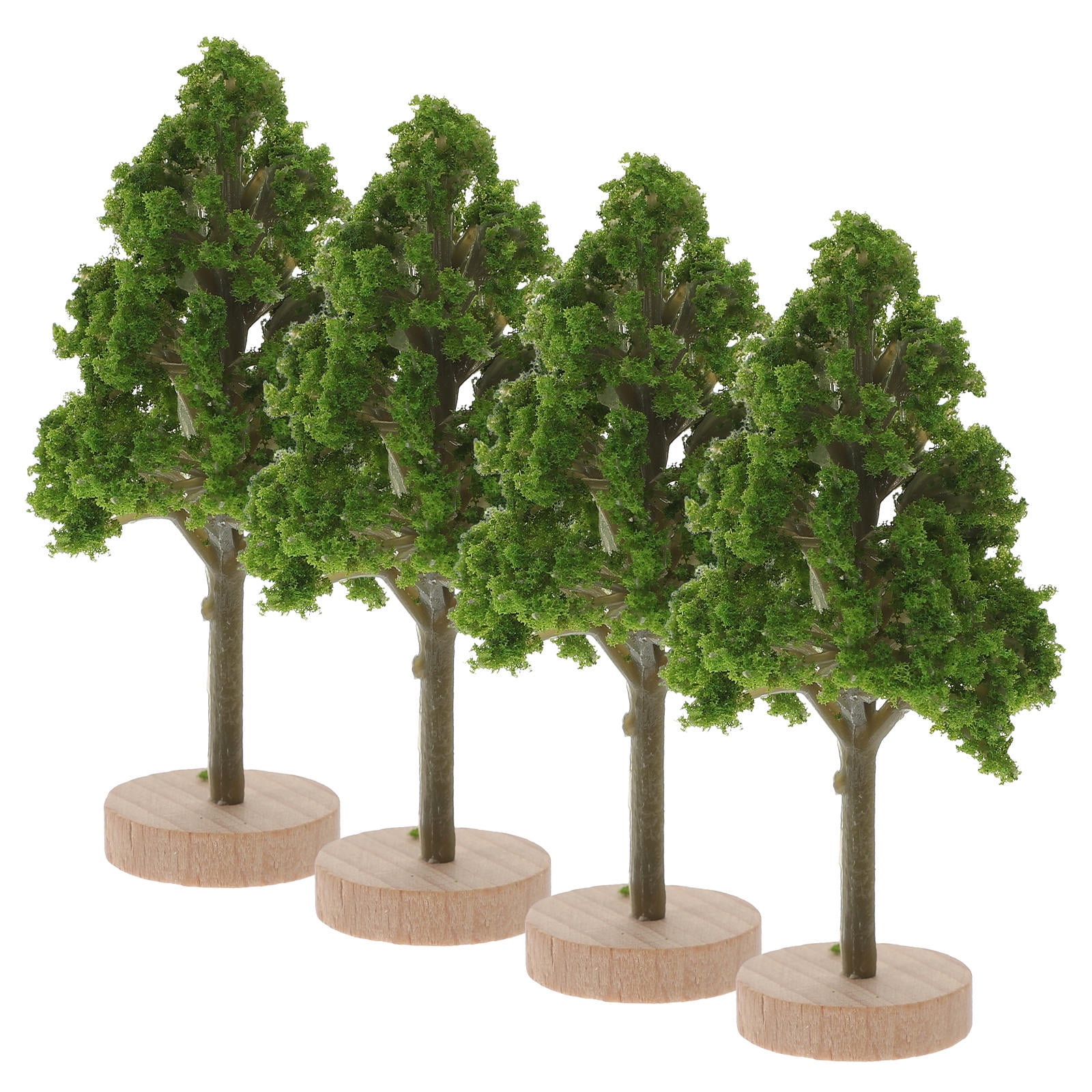 LOLIPPYY 4-Pack Miniature Trees for Model Railroads, Sand Table ...