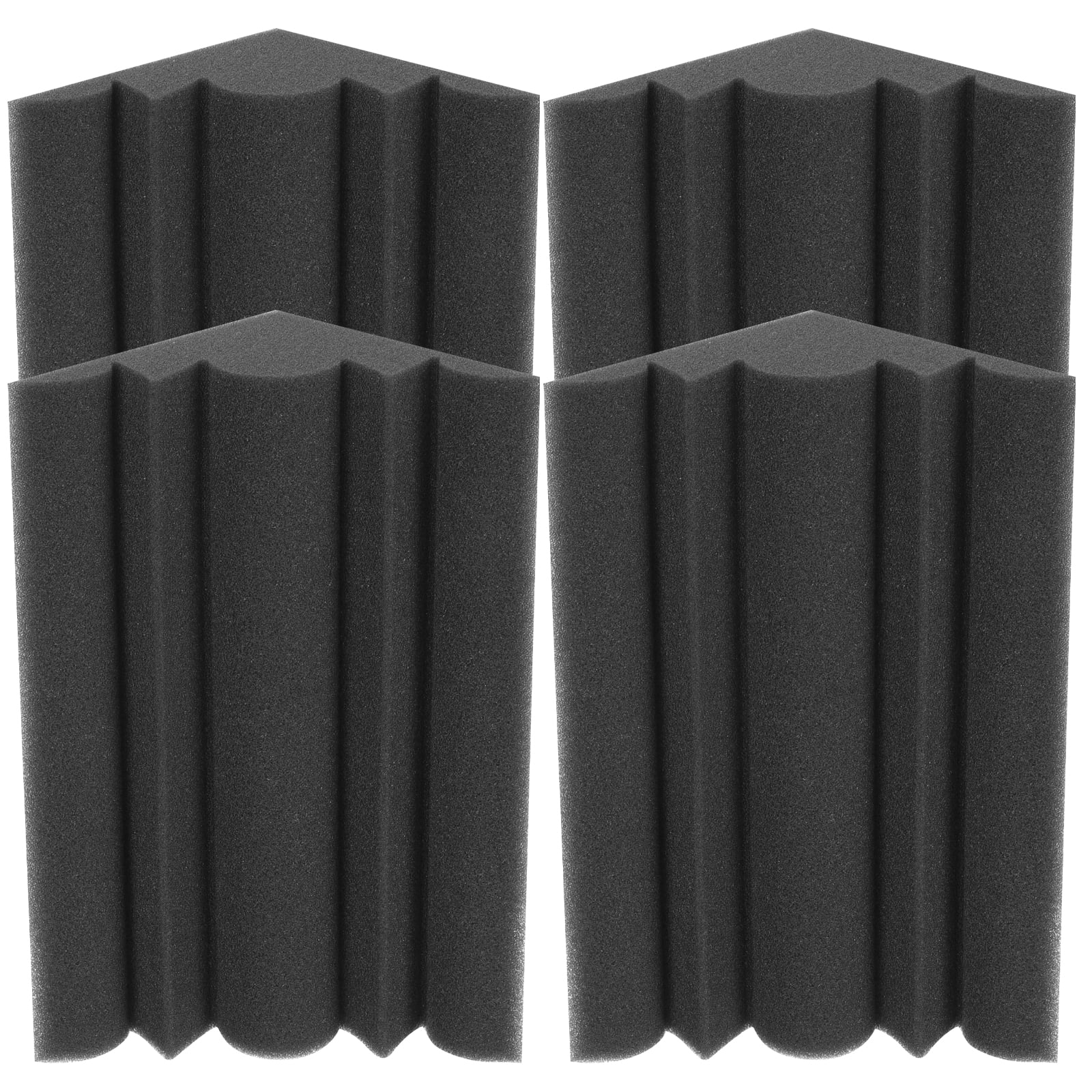 LOLIPPYY 4pcs Replacement Corner Sound-absorbing Panels Arc Acoustic ...