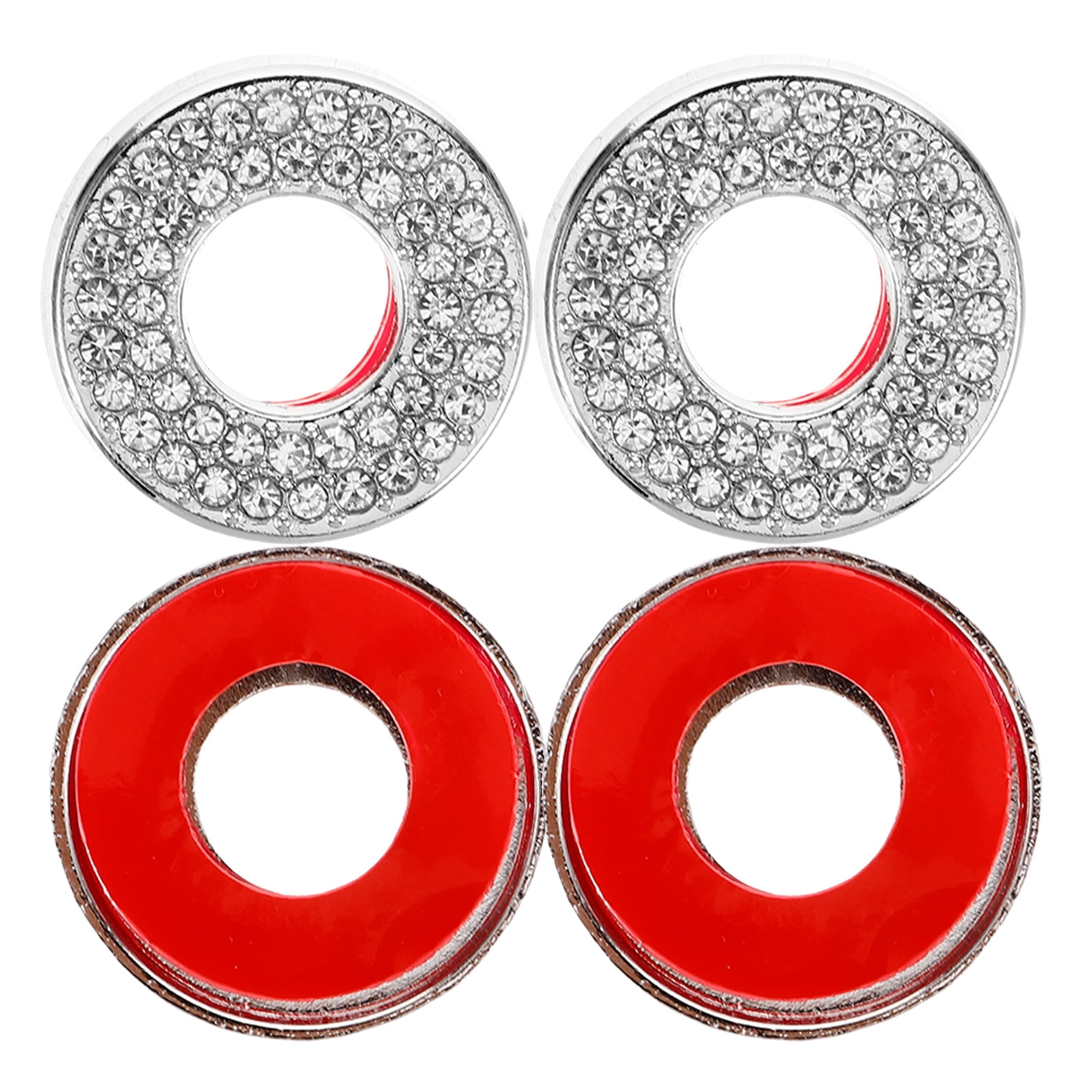 LOLIPPYY 4pcs Rhinestone Car Door Lock Latches Covers Car Door Lock ...