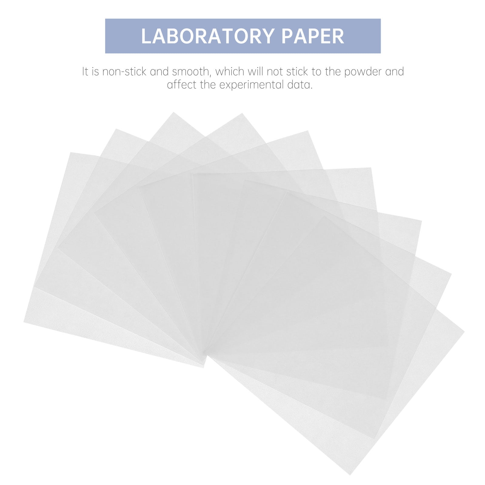 LOLIPPYY 5 Bags Transparent Weighing Paper Non Stick Laboratory Balance ...