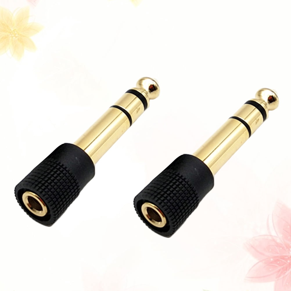 LOLIPPYY Set of 5 Golden Copper Audio Connectors and Adapters Ideal for ...