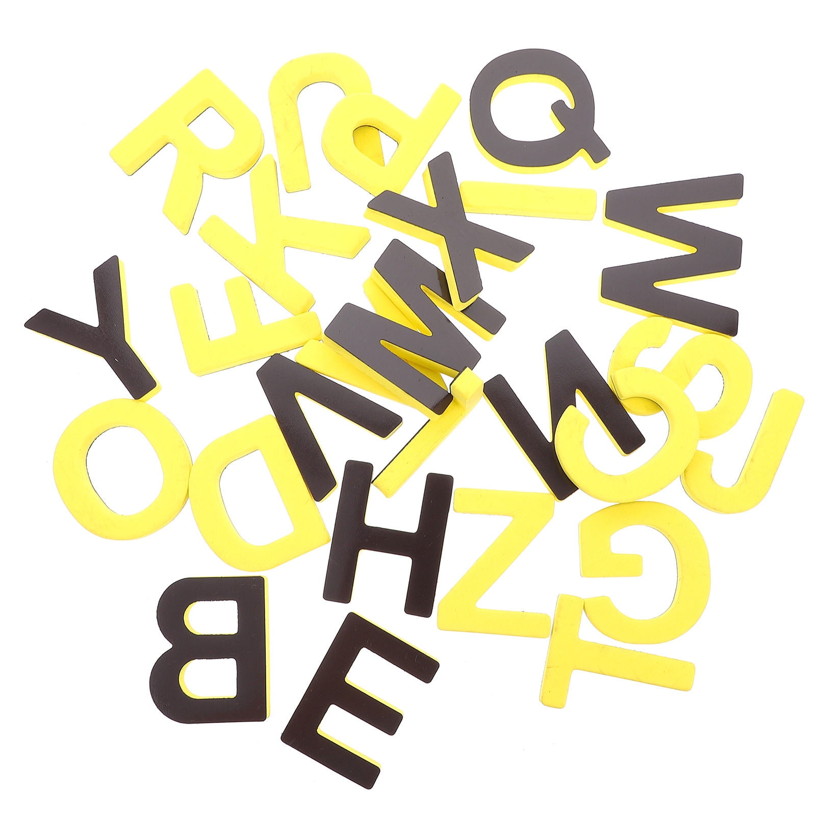 LOLIPPYY 50Pack Teaching Capital Letter Magnet Alphabet Fridge Magnets ...