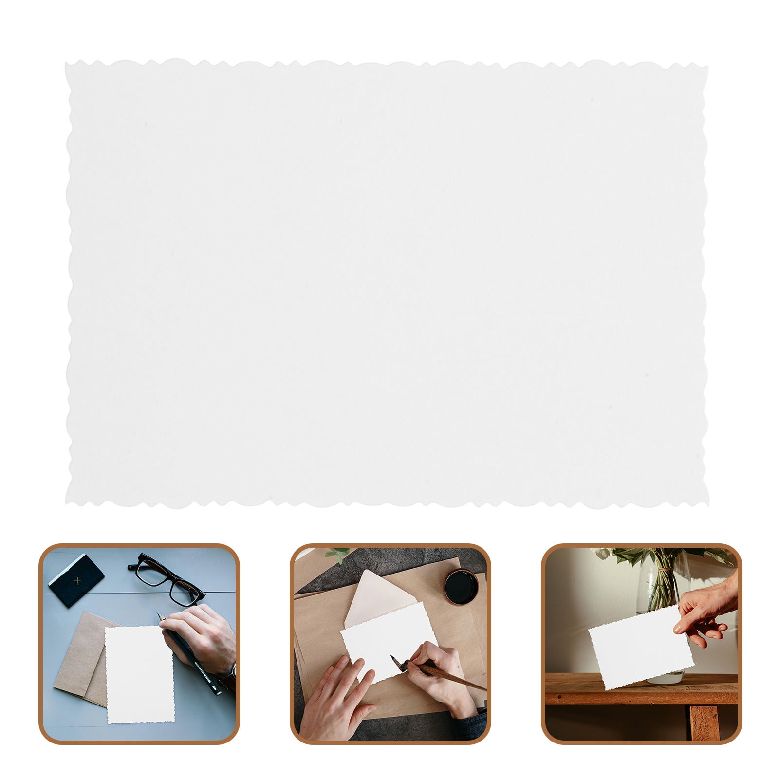 LOLIPPYY 50Pcs Blank White Postcards for Handmade Cards with Smooth ...