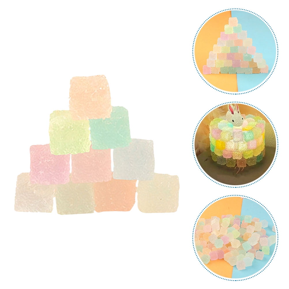 LOLIPPYY 50Pcs Fake Candies Simulation Candy Figurine for Scrapbooking ...