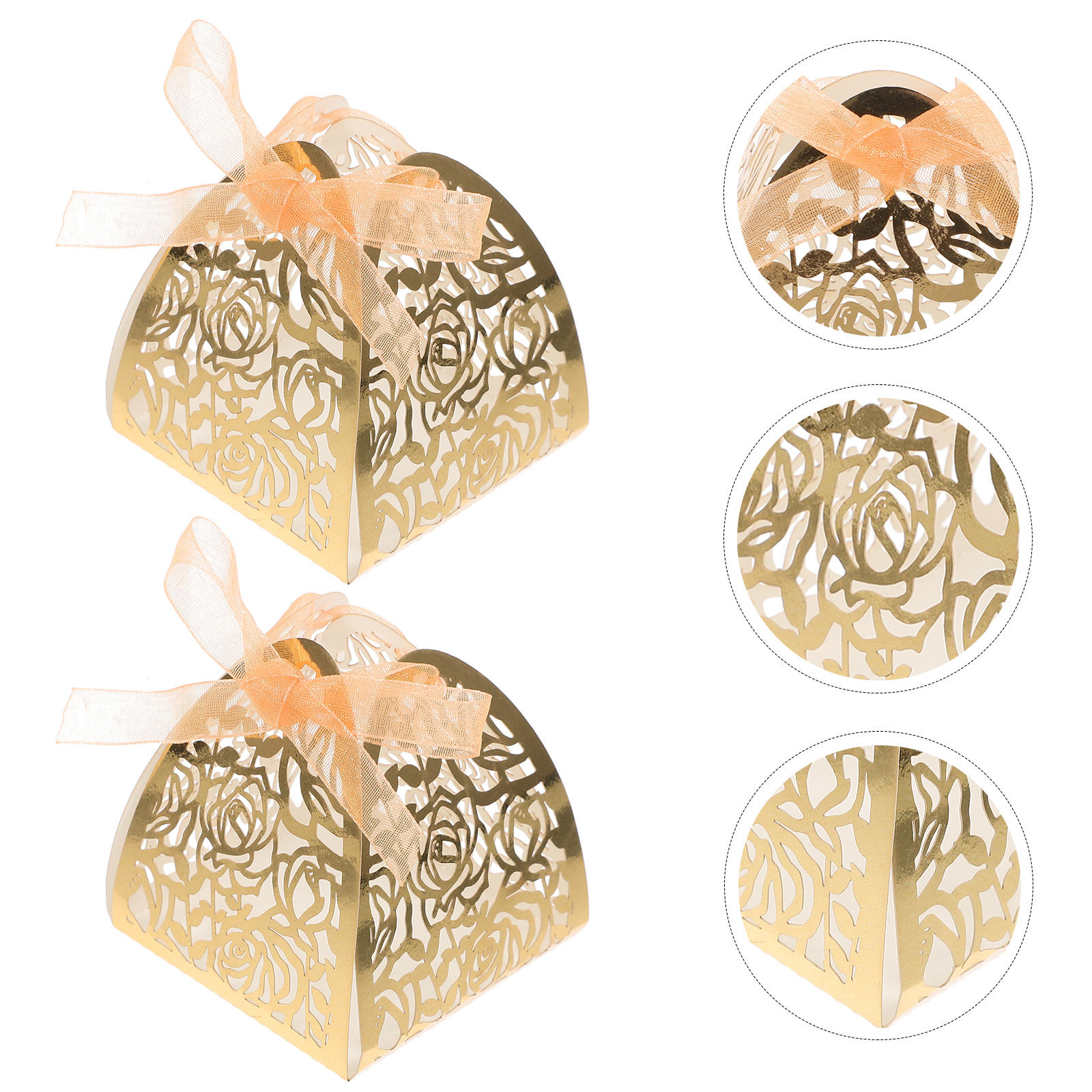 LOLIPPYY 50Pcs Golden Chocolate Packaging Paper for Hosting and Guest ...