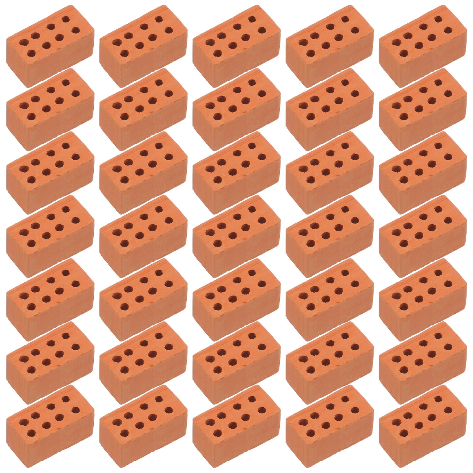 LOLIPPYY 50Pcs Tiny Bricks Light Brown Architectural Model Supplies for ...