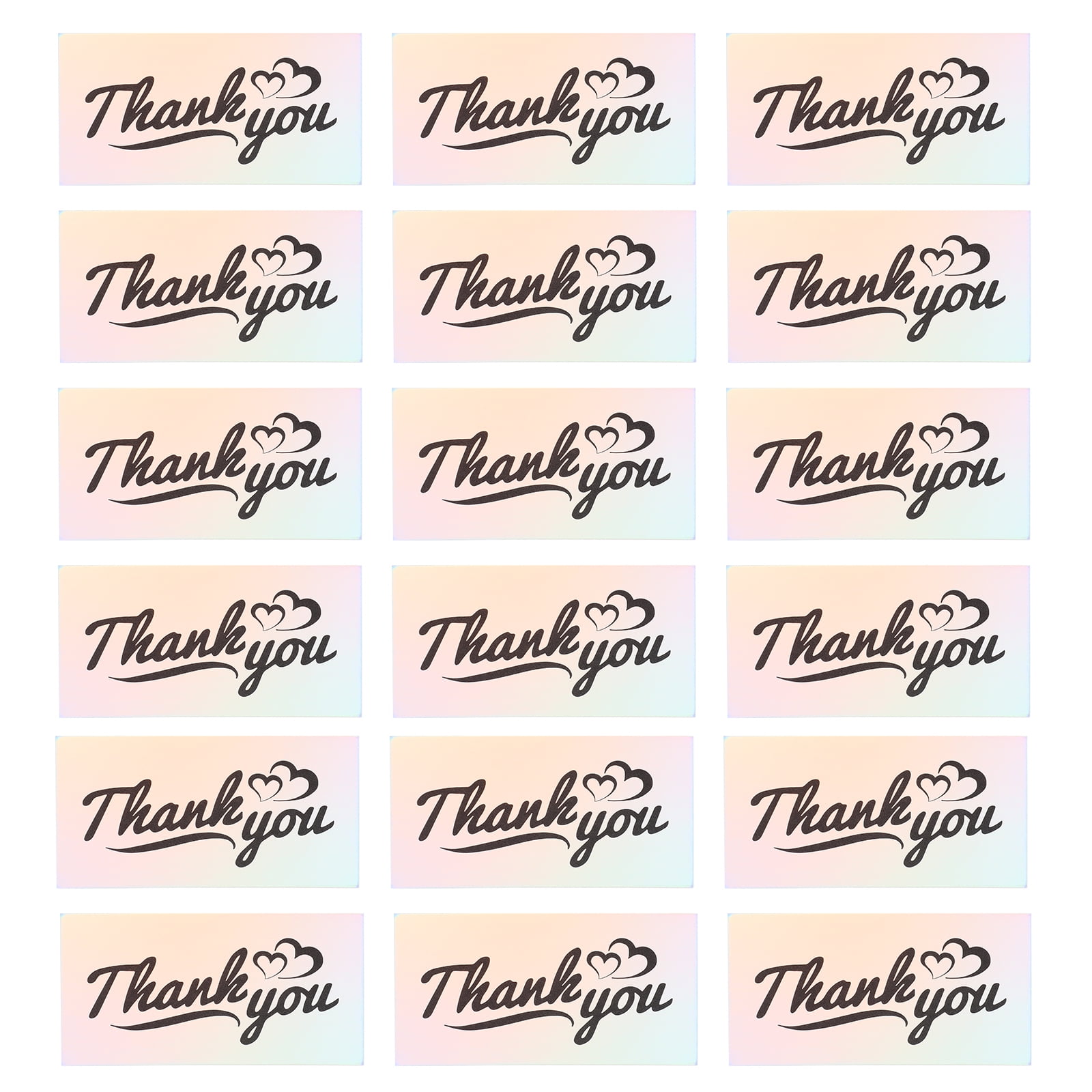 LOLIPPYY 50pcs Thank You Postcards for Small Business, Appreciation ...