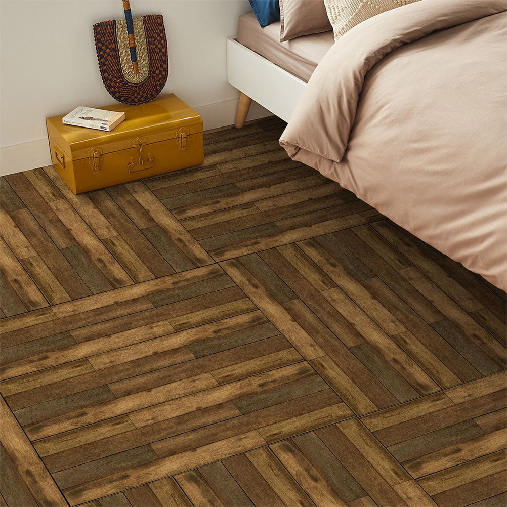 LOLIPPYY 5-Pack Peel & Stick Floor Tiles, Colorful Flooring for Office ...