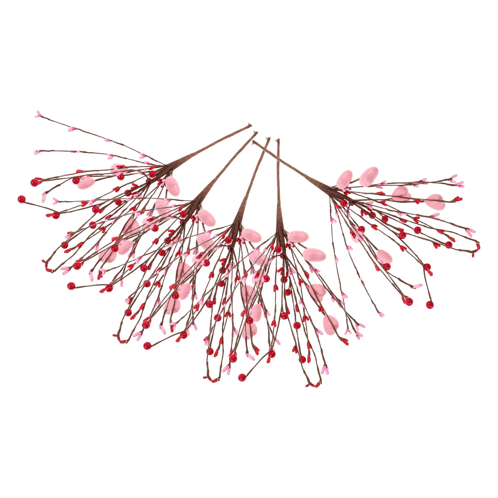 LOLIPPYY 5Pcs Artificial Valentines Day Stem Branches with Assorted ...