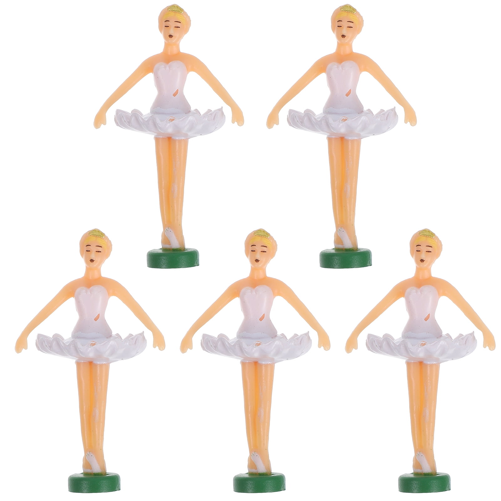 LOLIPPYY 5Pcs Ballet Dancer Dolls Plastic Human Figure Decoration for ...