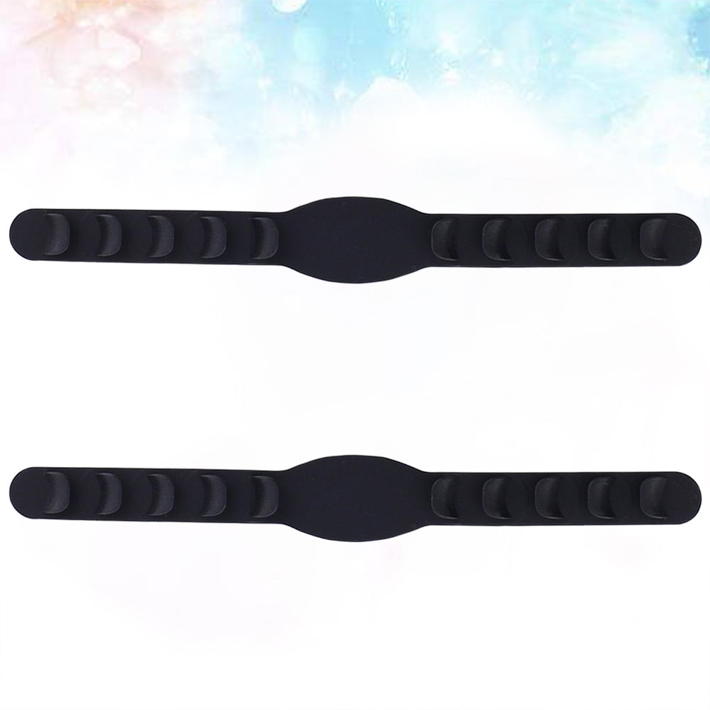 LOLIPPYY 5Pcs Hanging Hook Black Silicone Ear Protective Mask Hanger ...