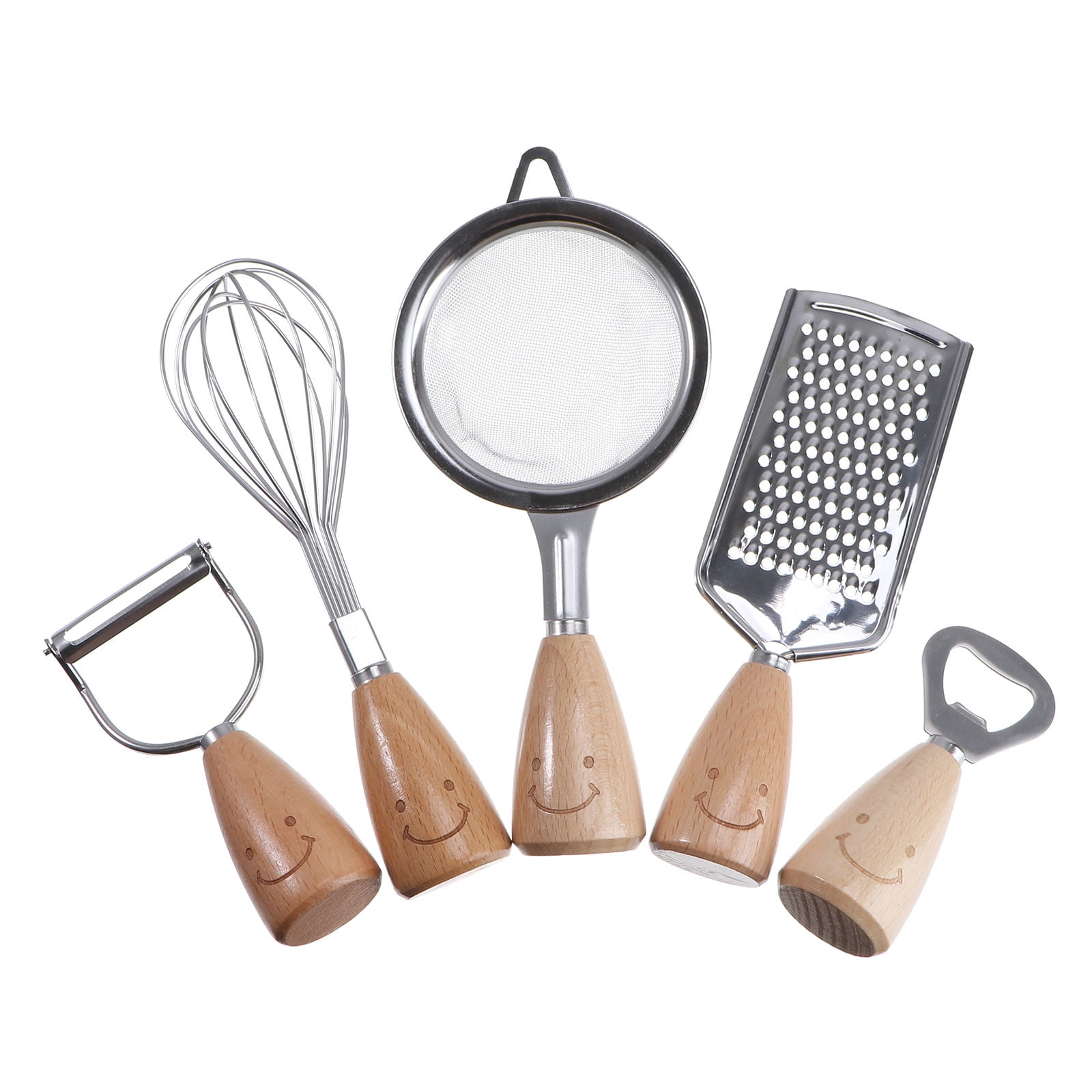 LOLIPPYY 5Pcs/Set Kitchen Utensils Set Stainless Steel for Cooking ...