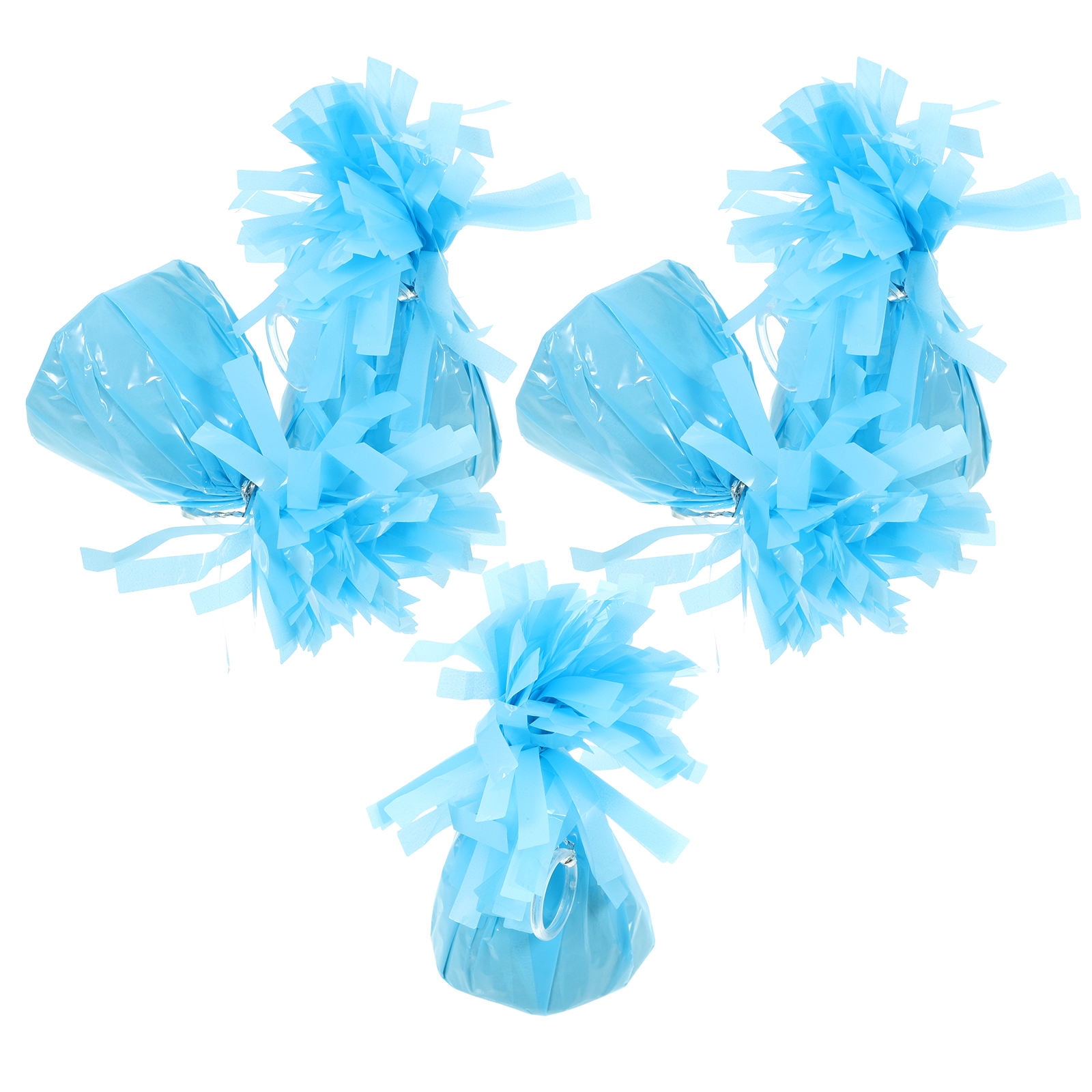 LOLIPPYY 5Pcs Sky Blue Party Balloon Weight Blocks Reusable Balloon ...