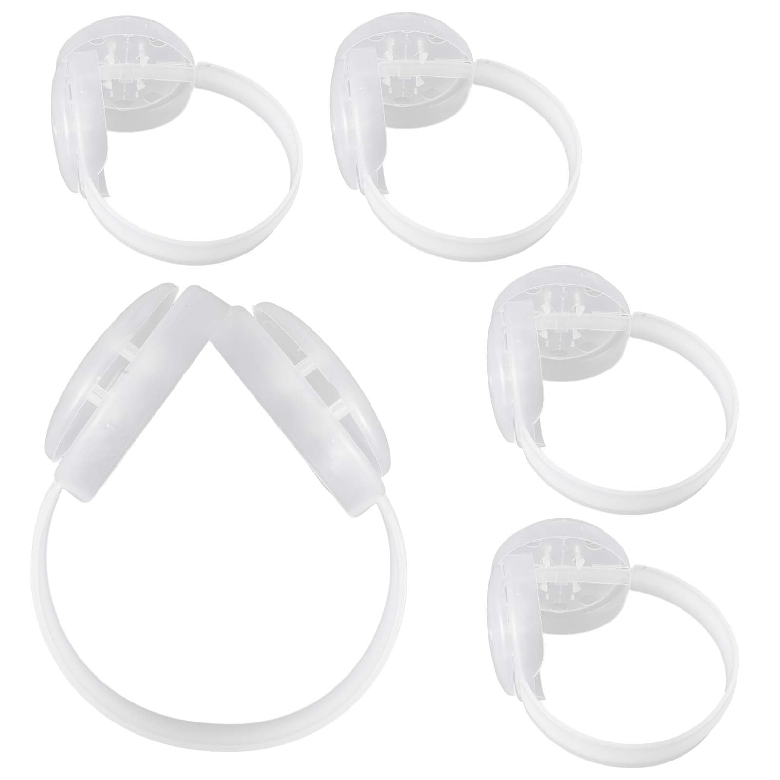 LOLIPPYY 5-Pack White Skeleton Earmuff Parts Kit with Plastic Frame for ...