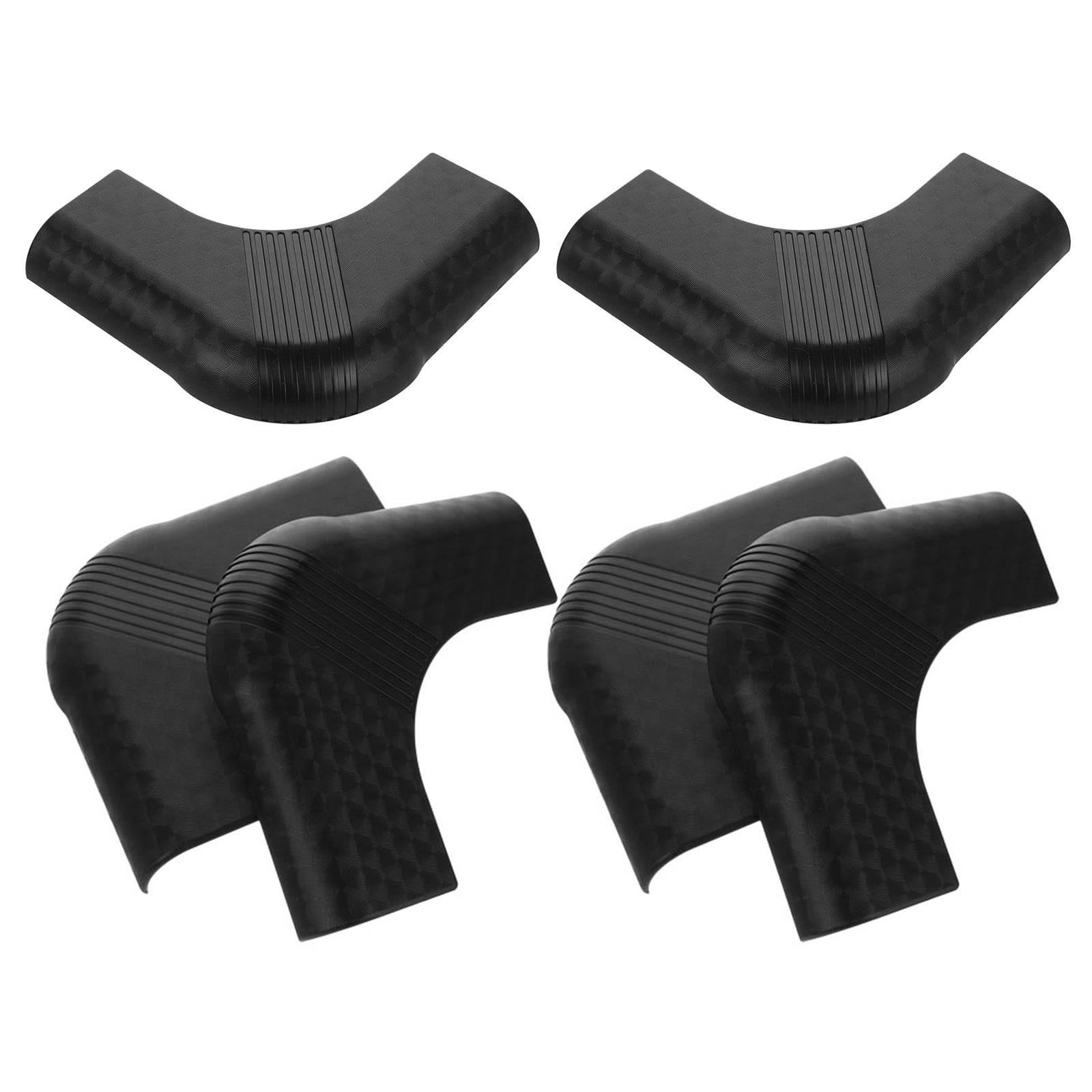LOLIPPYY 6Pcs Black Pool Table Corner Safety Guards with Impact ...