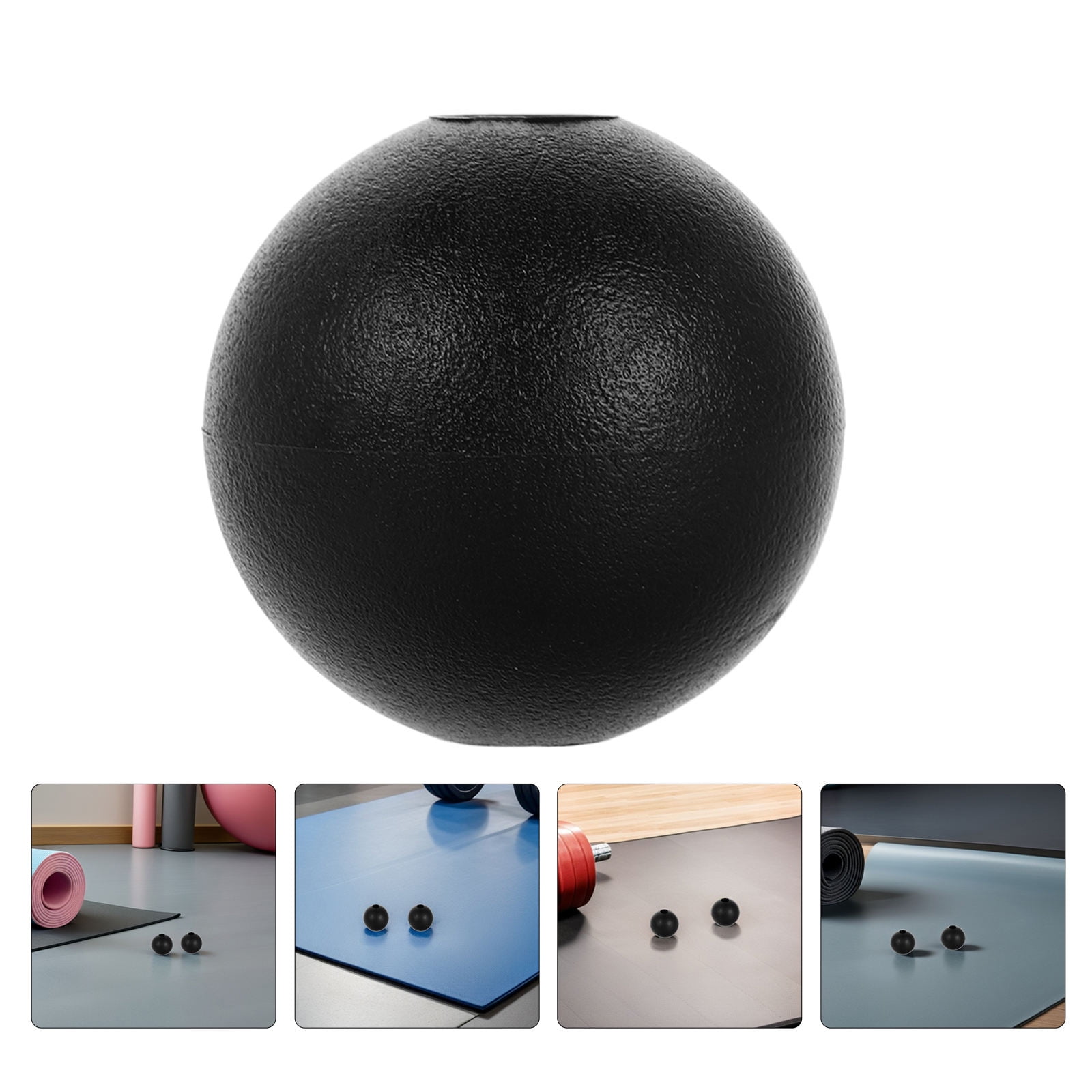 LOLIPPYY 6Pcs Cable Machine Accessories Black Steel Wire Gym Cable Ball ...