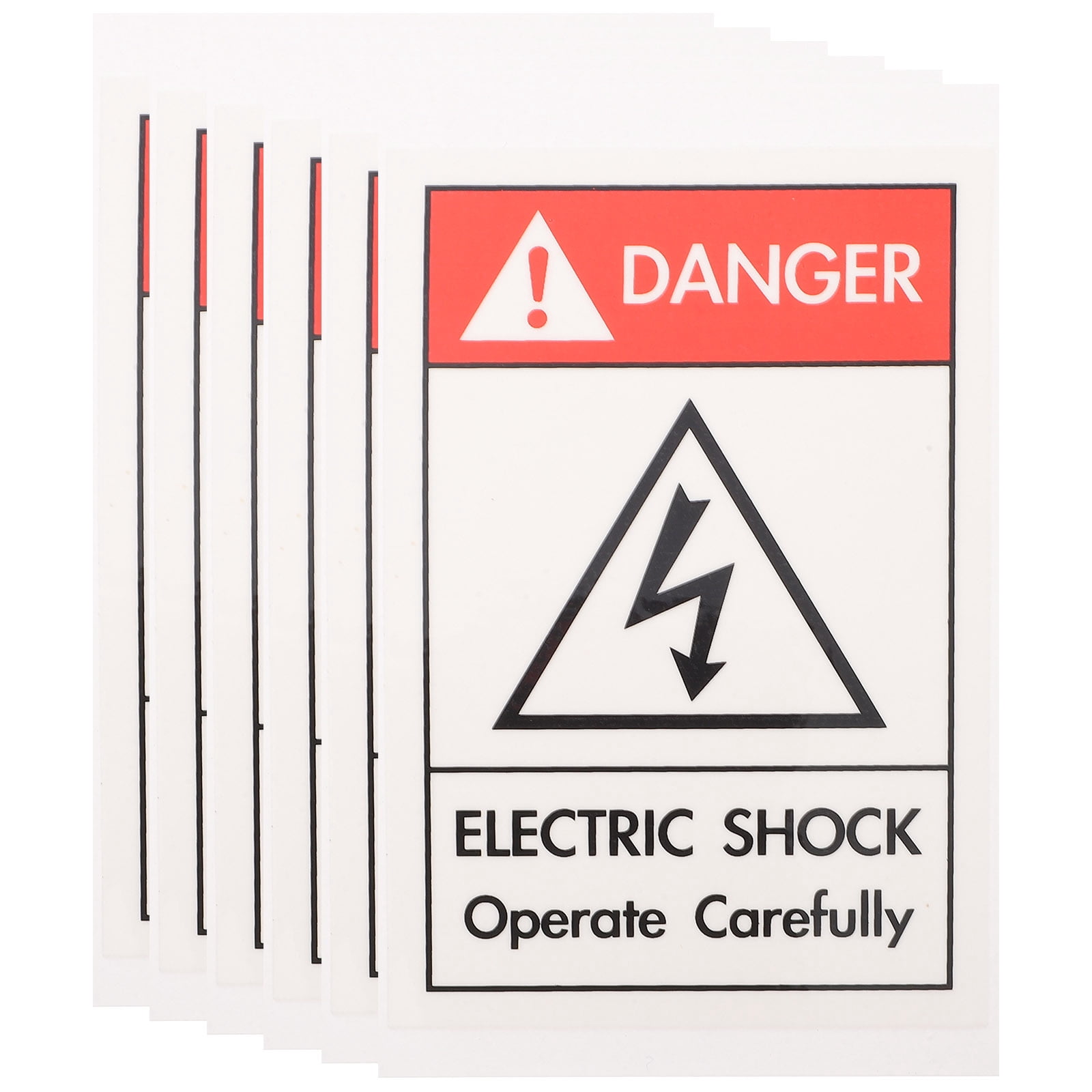 LOLIPPYY 6Pcs Dangerous Zone Keep Clear Sign Caution Safety Signs ...