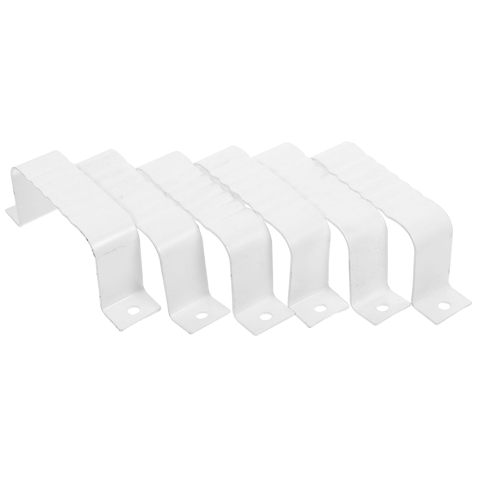 LOLIPPYY 6Pcs Downspout Brackets Metal Water Pipe Fixing Clips for ...
