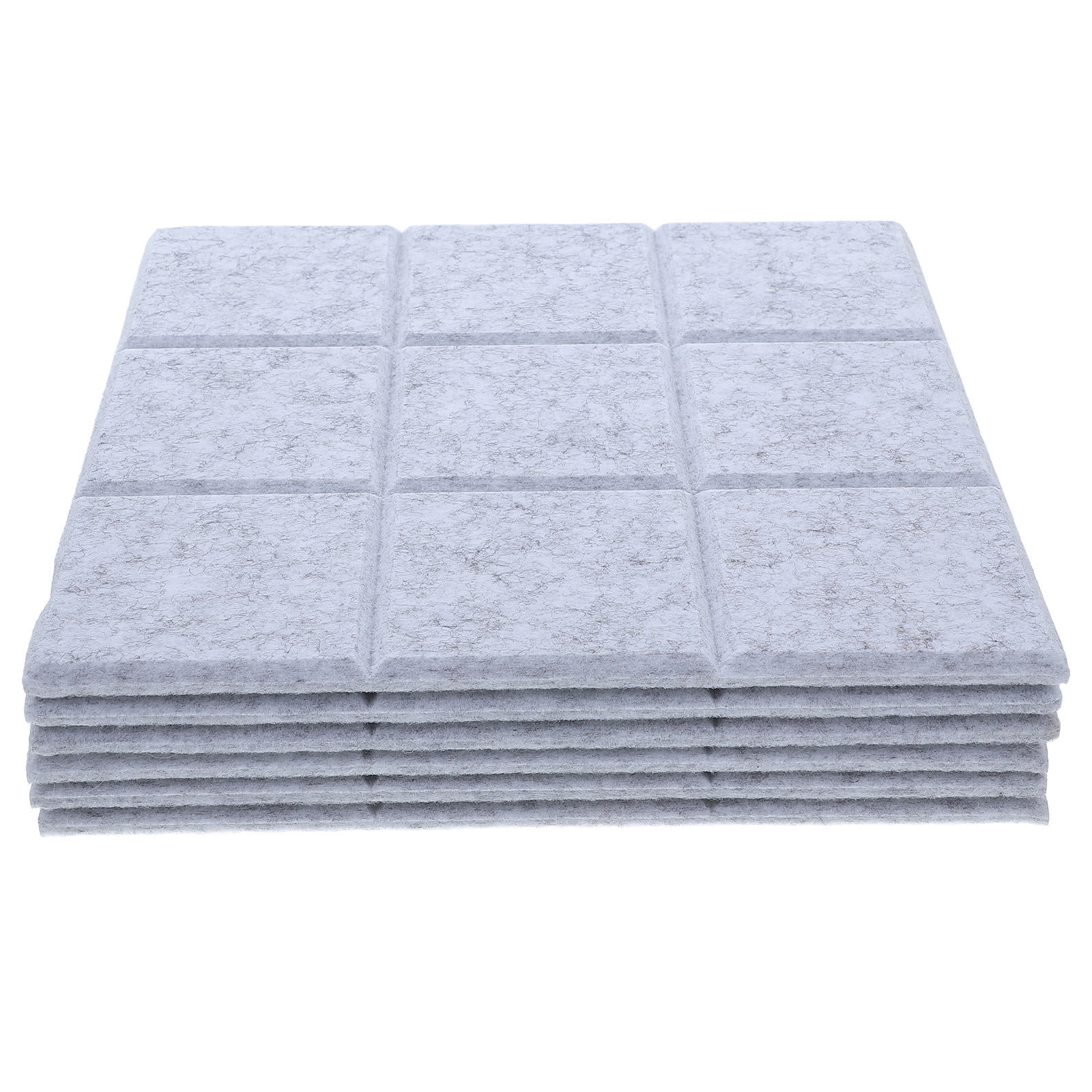LOLIPPYY 6Pcs Felt Bulletin Board Wall Decor Light Grey Self-Adhesive ...