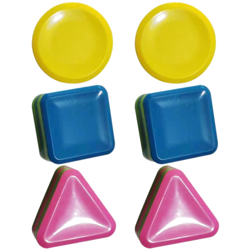 LOLIPPYY 6Pcs Geometric Rhythm Shakers Multi Shape Percussion ...