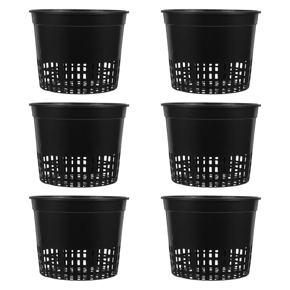 LOLIPPYY 6Pcs Hydroponic Baskets Plastic Root Basket for Indoor ...
