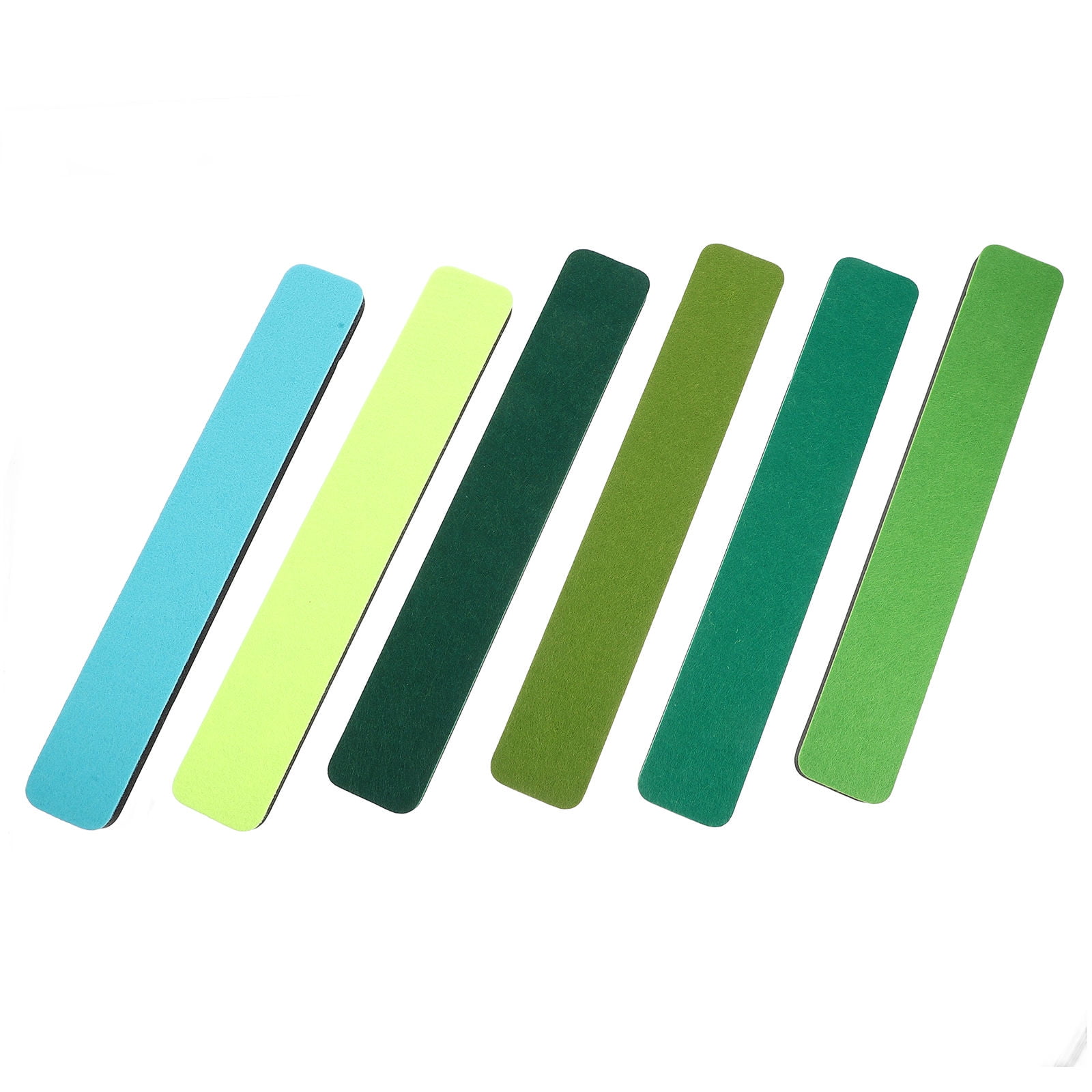 LOLIPPYY 6Pcs Memo Board Strips Felt Plastic Assorted Color Practical ...